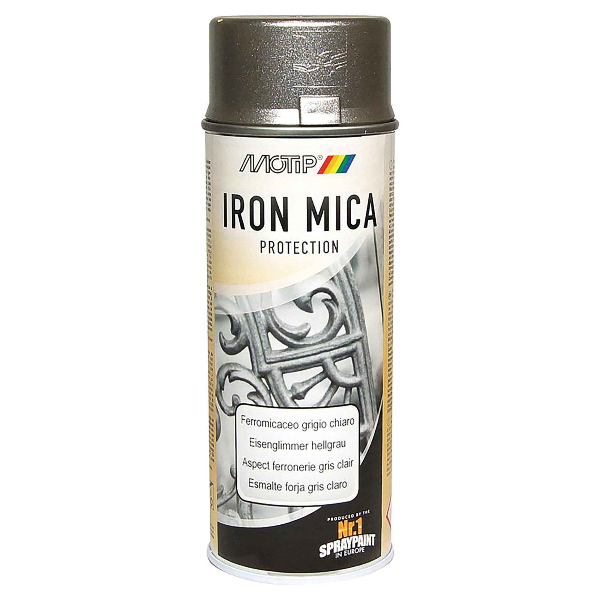 SPRAY ANTIRUGGINE MOTIP FERROMICACEO GRIGIO CHIARO 400 ml 2 - 2,5 m² ...