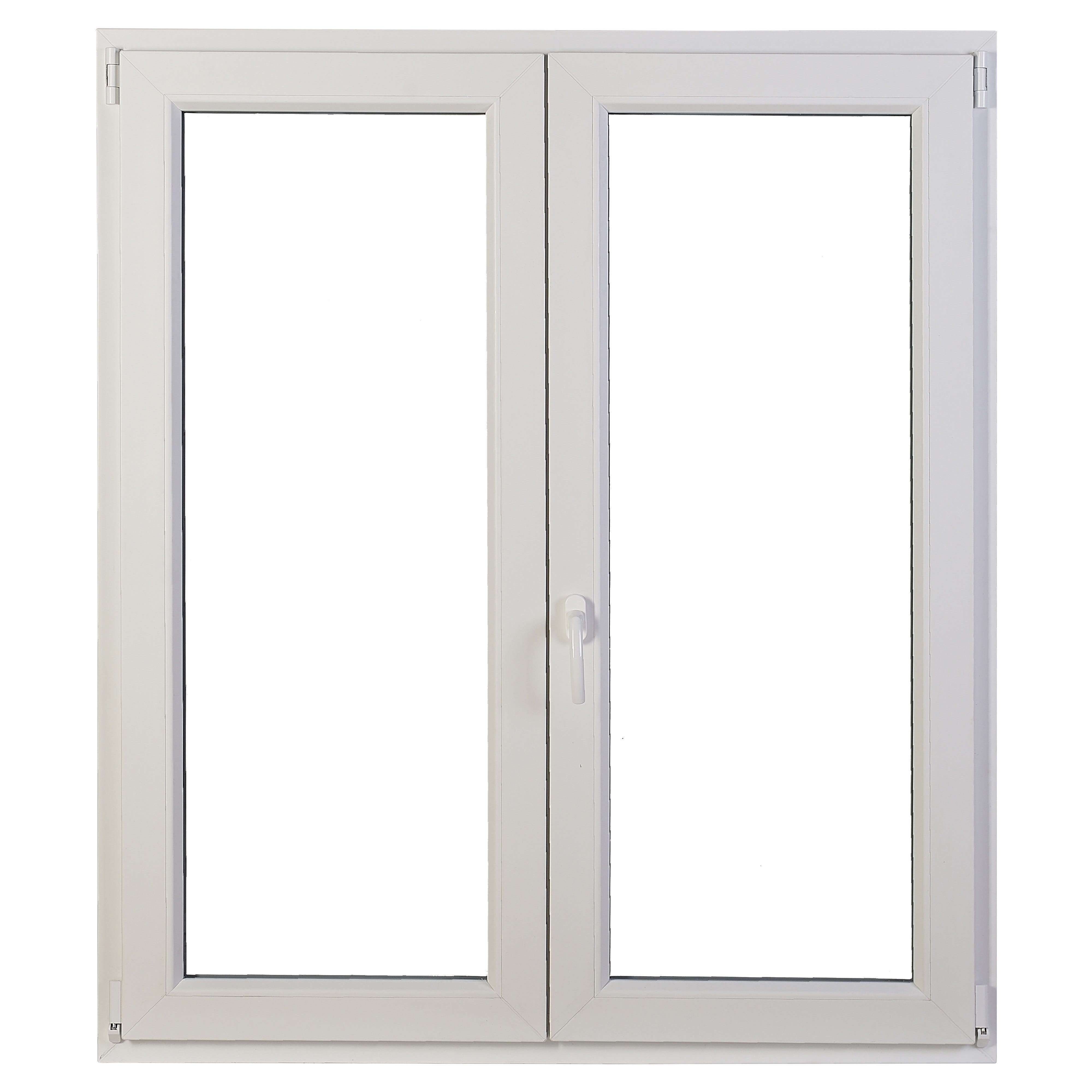 FINESTRA IN PVC BIANCA 2 ANTE 120x140 cm (LxH)