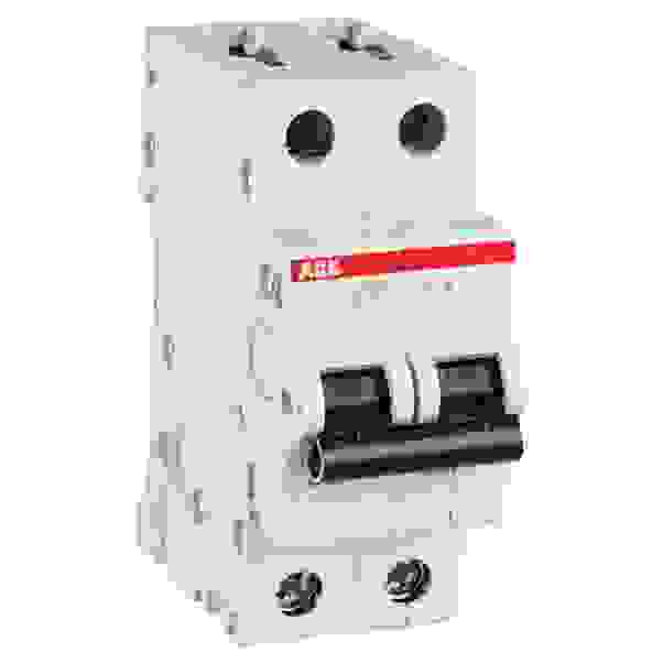 INTERRUTTORE MAGNETOTERMICO ABB 2P 20A 4,5KA CURVA C 2 MOD