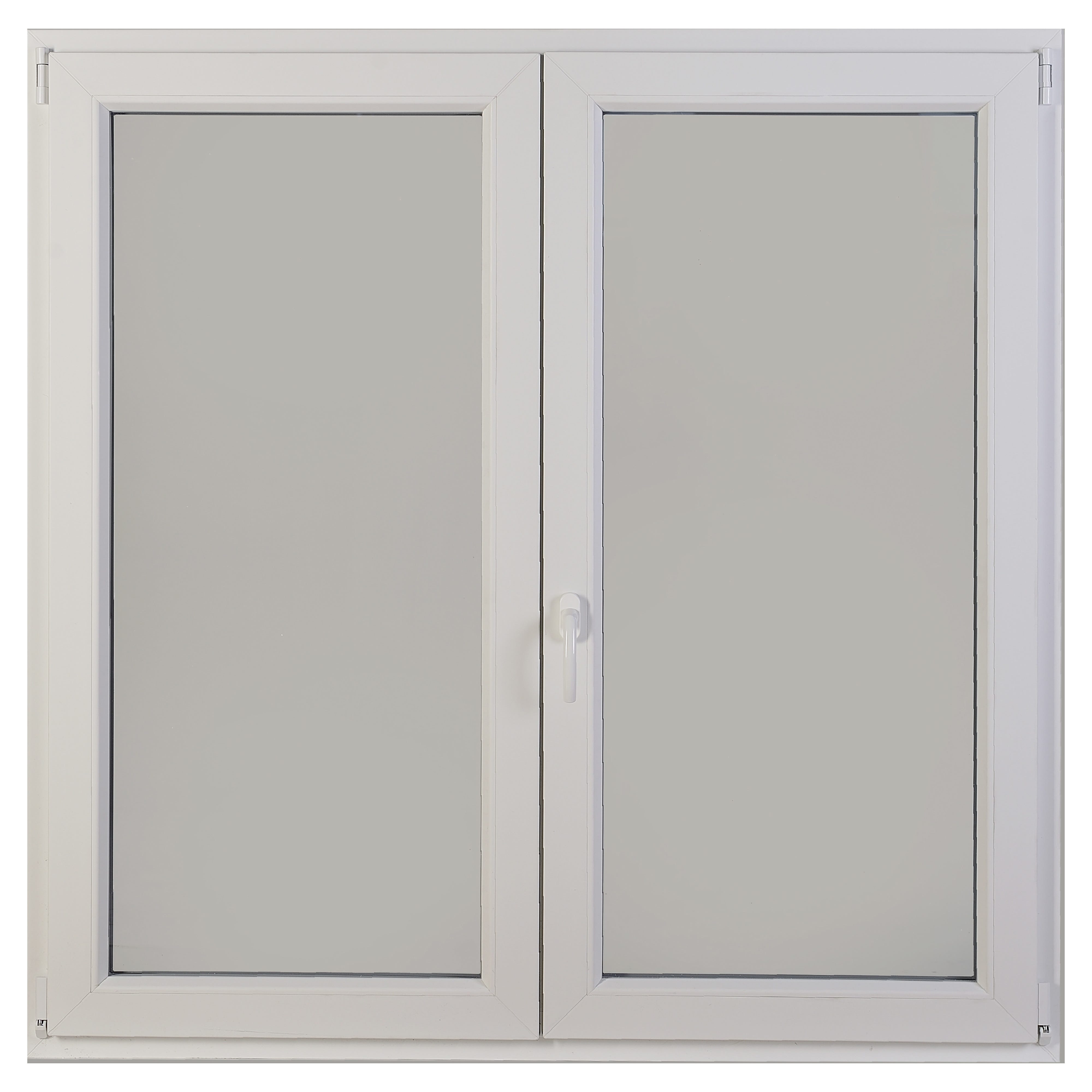 PORTA FINESTRA IN PVC BIANCA 2 ANTE CON SERRATURA 120x220 cm (LxH)