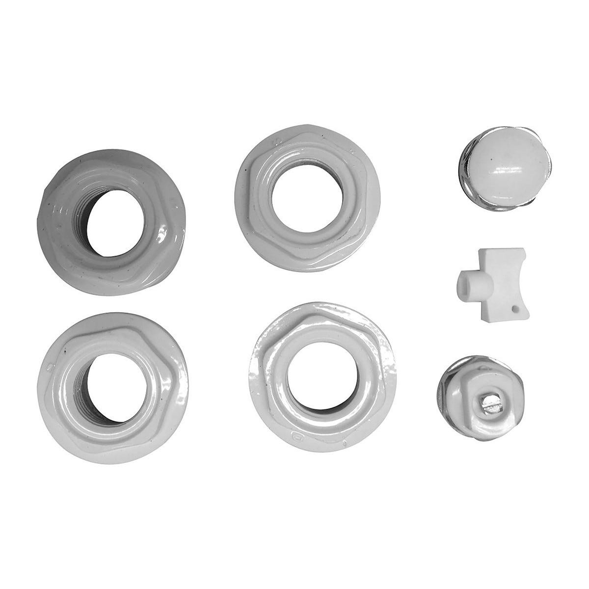 KIT TAPPI MONTAGGIO RADIATORI 3/8'' UNIVERSALE