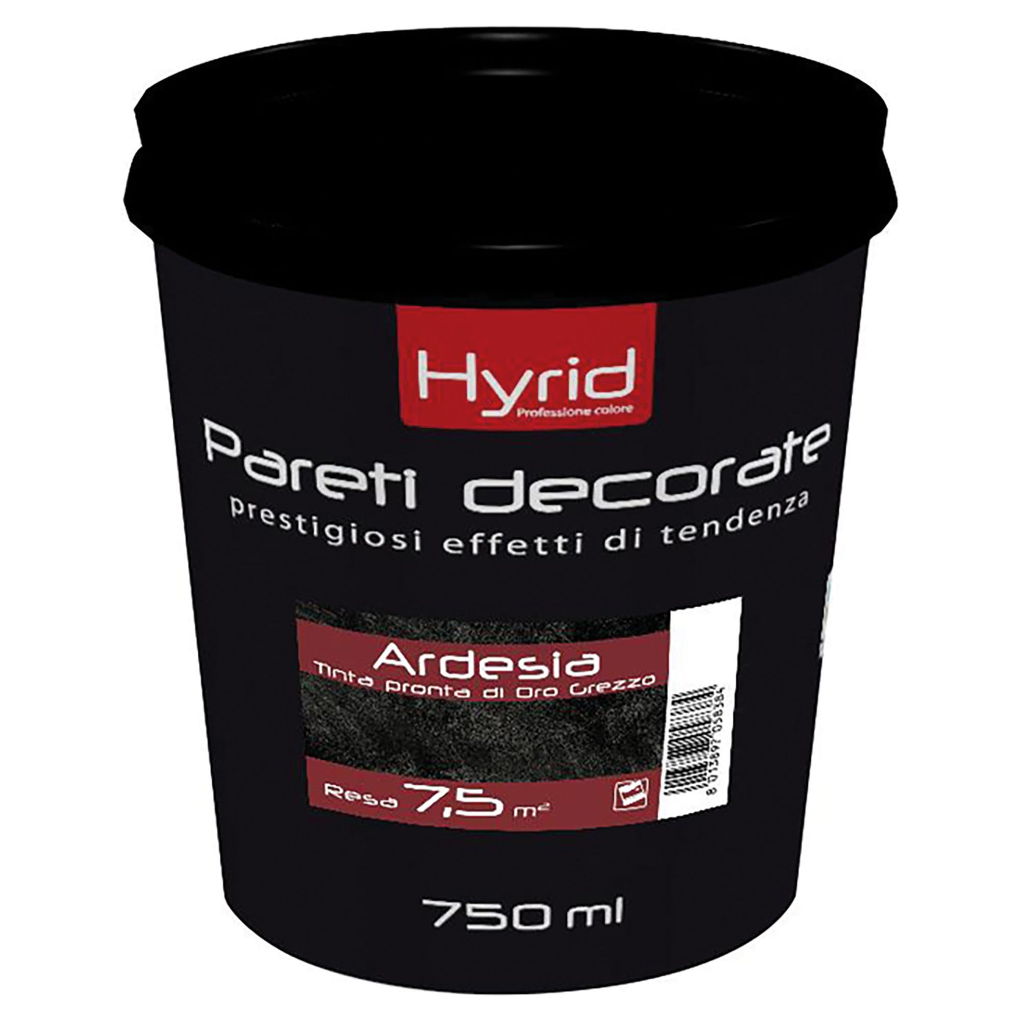 FINITURA ORO GREZZO ARDESIA HYRID 0,75 l TINTA PRONTA 10 m² CON 1 l A 2 ...