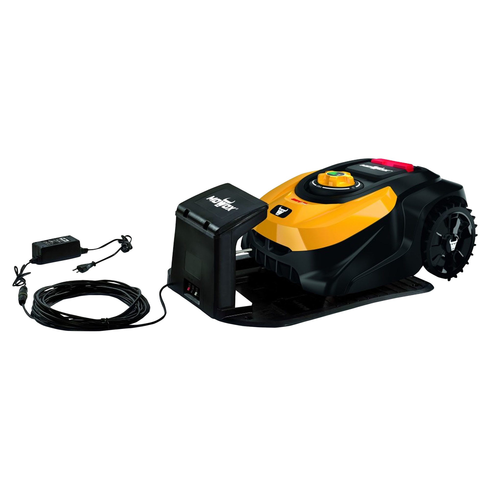 ROBOT RASAERBA MOWOX RM 600 Li BT 28V BATTERIA 2 Ah TAGLIO 180 mm AREA ...