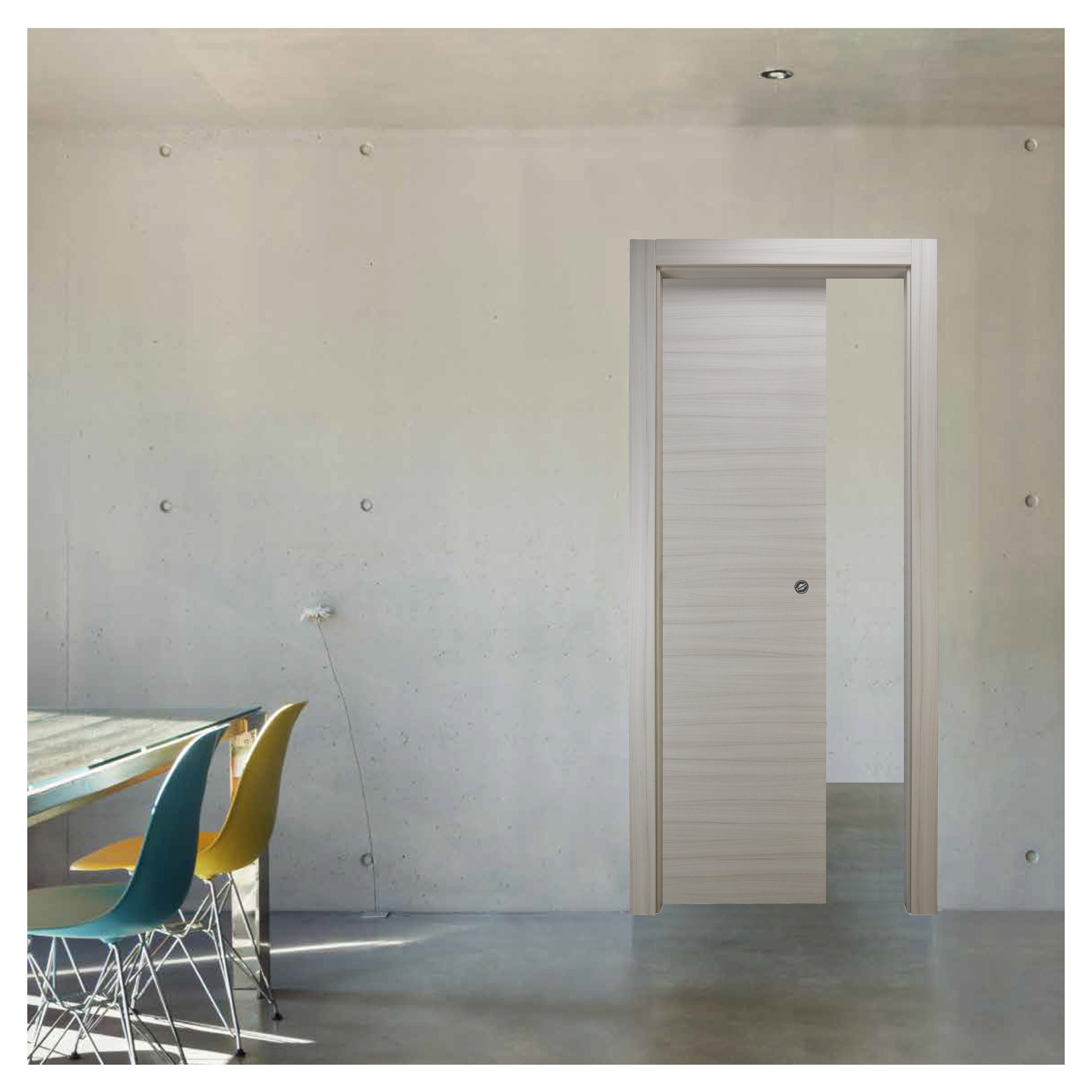 PORTA DA INTERNO SCORREVOLE INTERNO MURO BEA ZANINI 70x210 cm (LxH ...