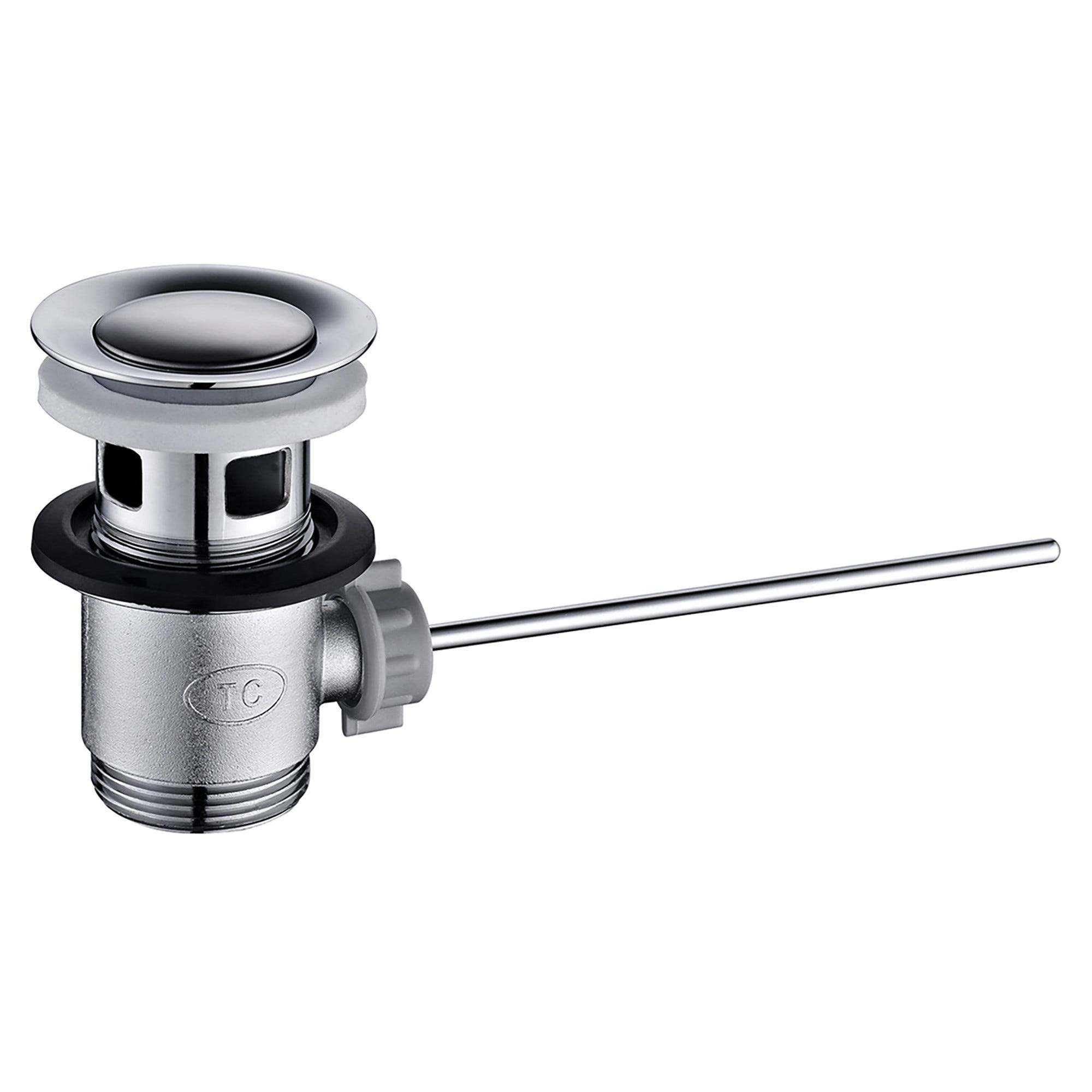 PILETTA NORTON 1''1/4 PER LAVABO E BIDET IN METALLO CROMATO