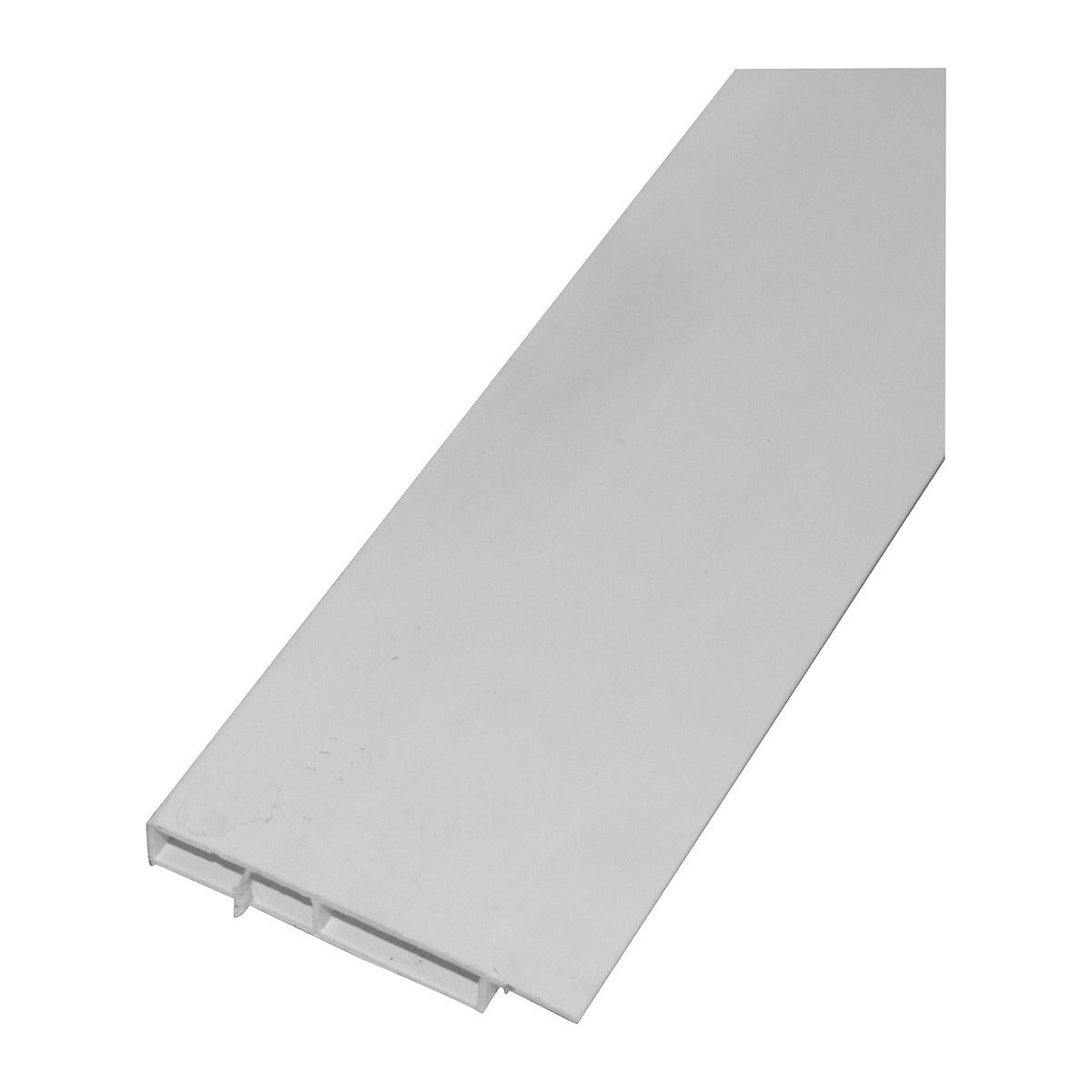 COPRIFILO ADESIVO IN PVC BIANCO 3000x50x7 mm (HxLxP)