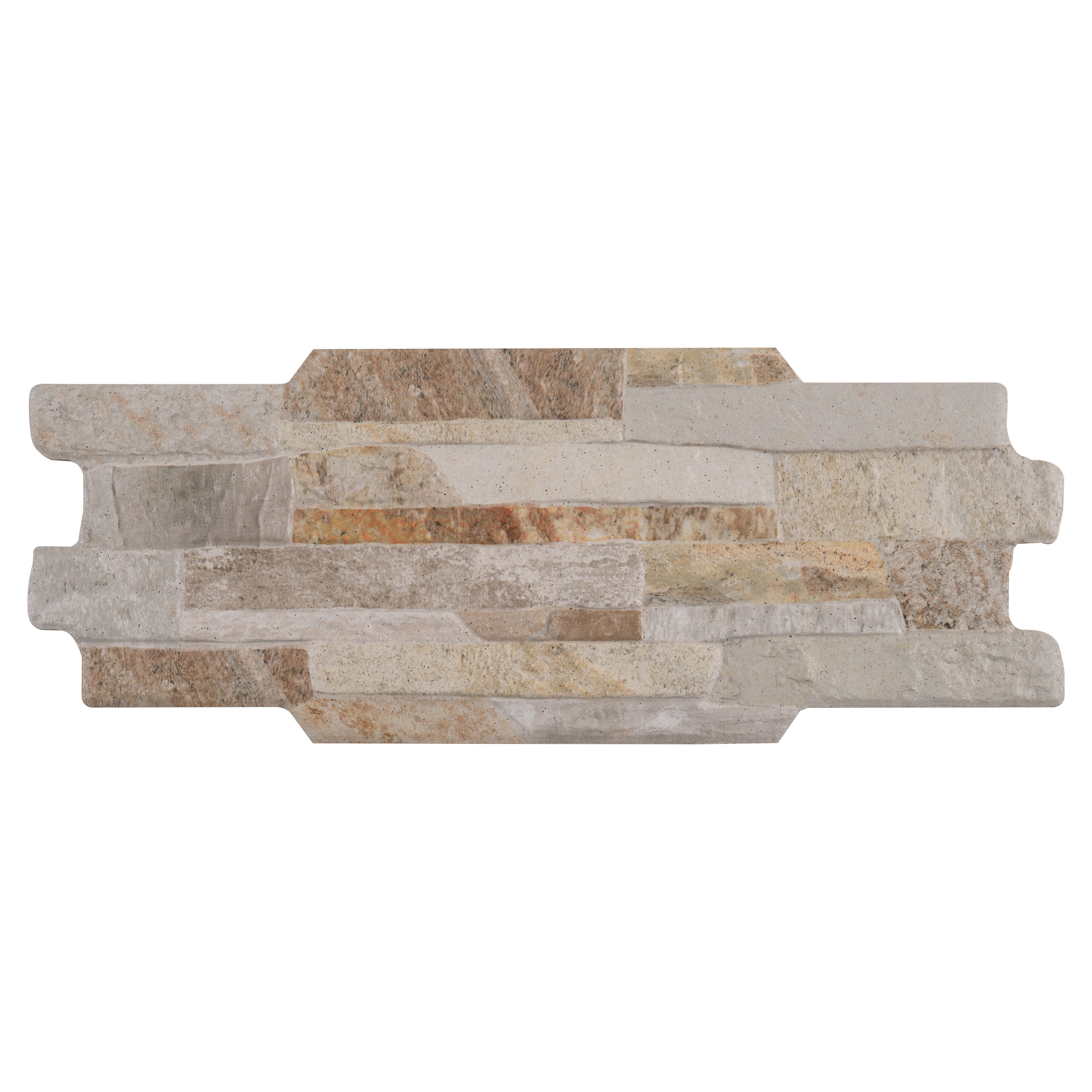 PLACCHETTA STONE BEIGE 16x40x0,85 cm PEI 3 R11 GRES PORCELLANATO