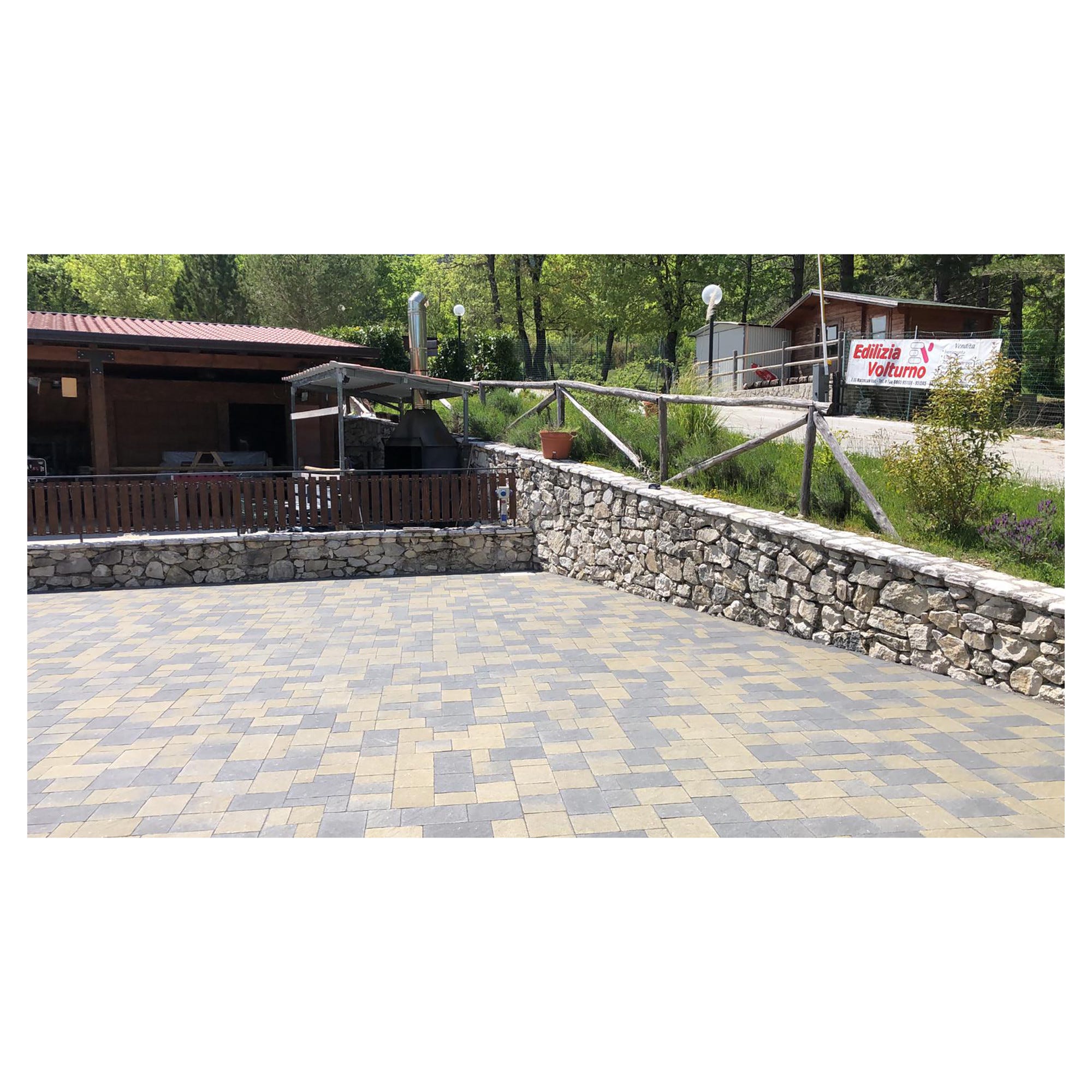 BASALTINA LUSERNA SP. 60 mm VENDITA AL BANCALE DA 12 mq