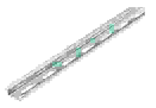 BARRA GUIDA DIN OMEGA FORATA DA 1 m DIMENSIONI 35x7,5 mm