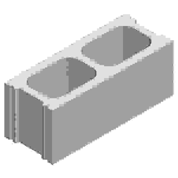 BLOCCO CEMENTO DA INTONACO 20x20x50 cm