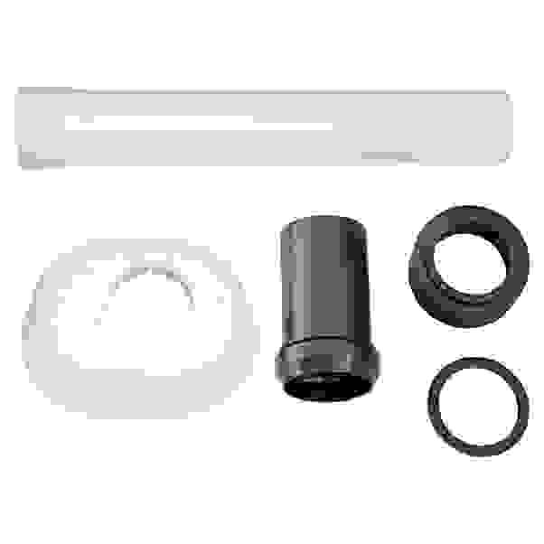 CANOTTO PER CASSETTE WC INCASSO Ø 40 mm L 25 cm RIDUZIONE Ø 45-40 ...