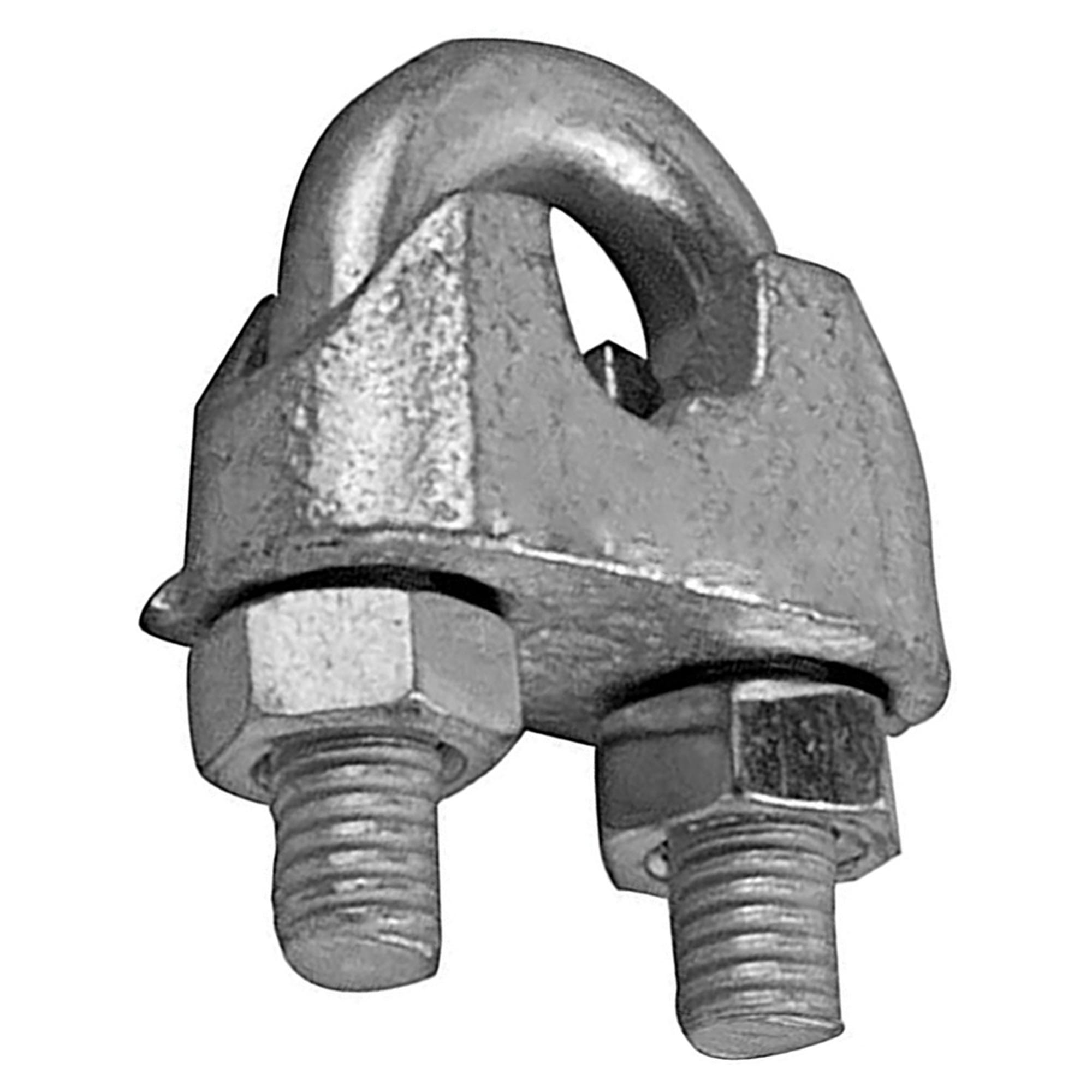 MORSETTO A CAVALLETTO 10 mm ACCIAIO ZINCATO