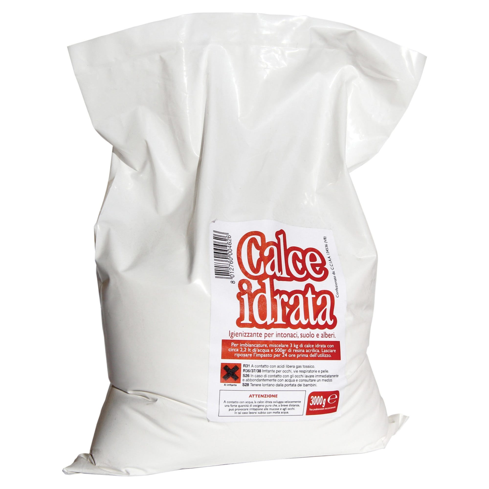 CALCE IDRATA IN POLVERE CIPIR SACCO 3 kg