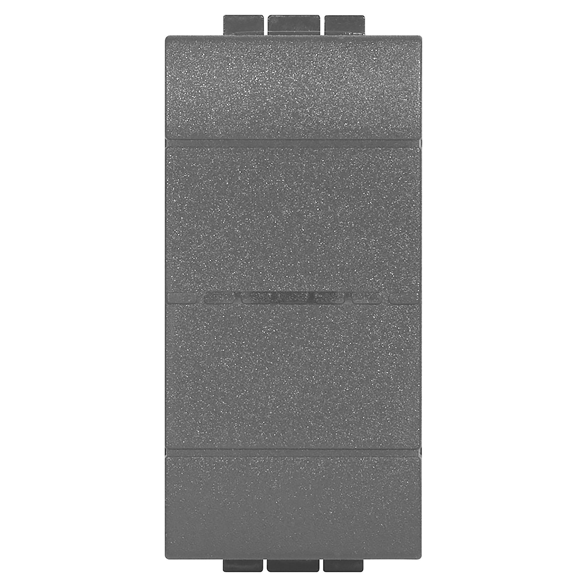 DEVIATORE SMART LIVING LIGHT SMART NERO CARICO MASSIMO 250W CON LED BLU ...