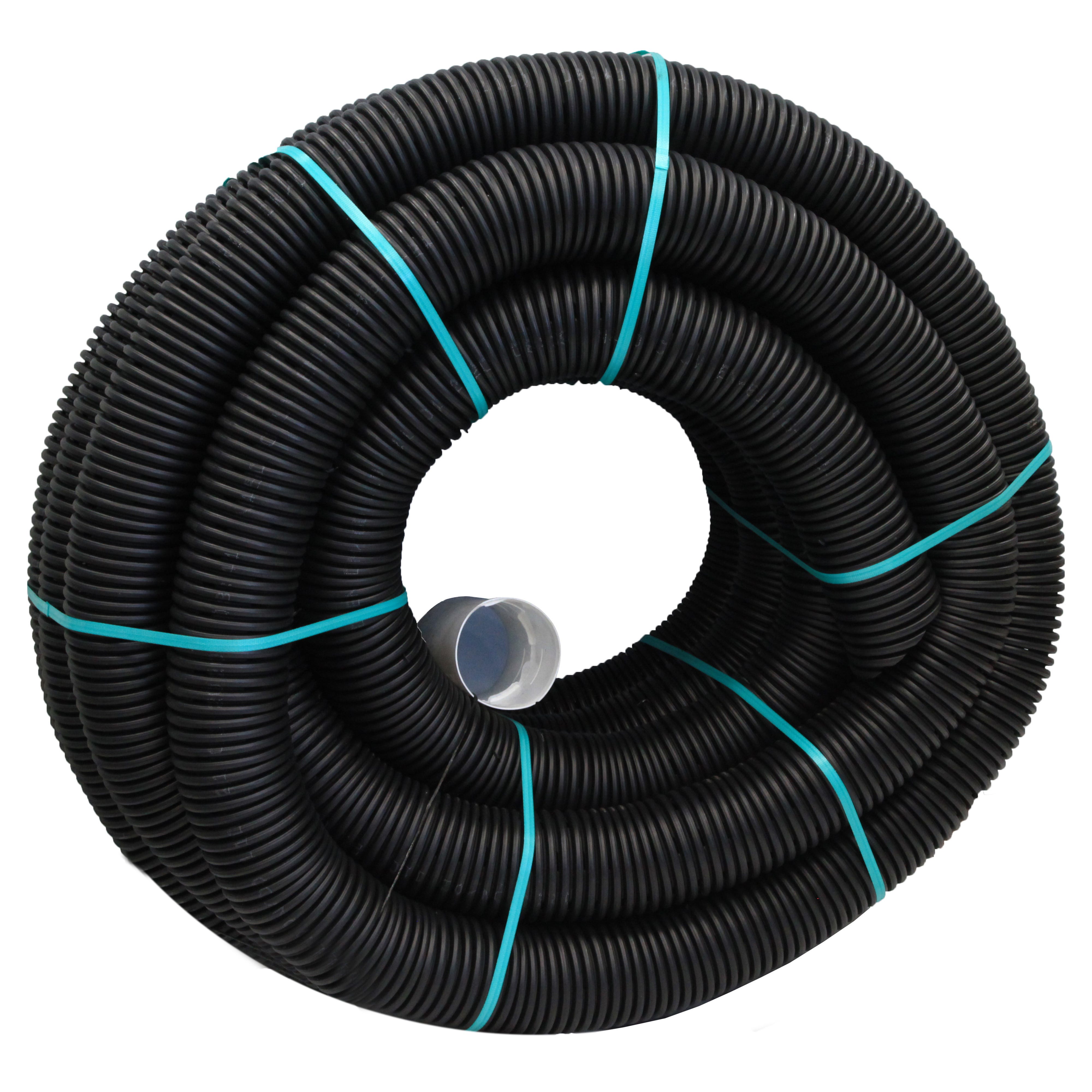 CAVIDOTTO IN HDPE GRIGIO Ø110 mm 50m/ROT DOPPIA PARETE CON MANICOTTO