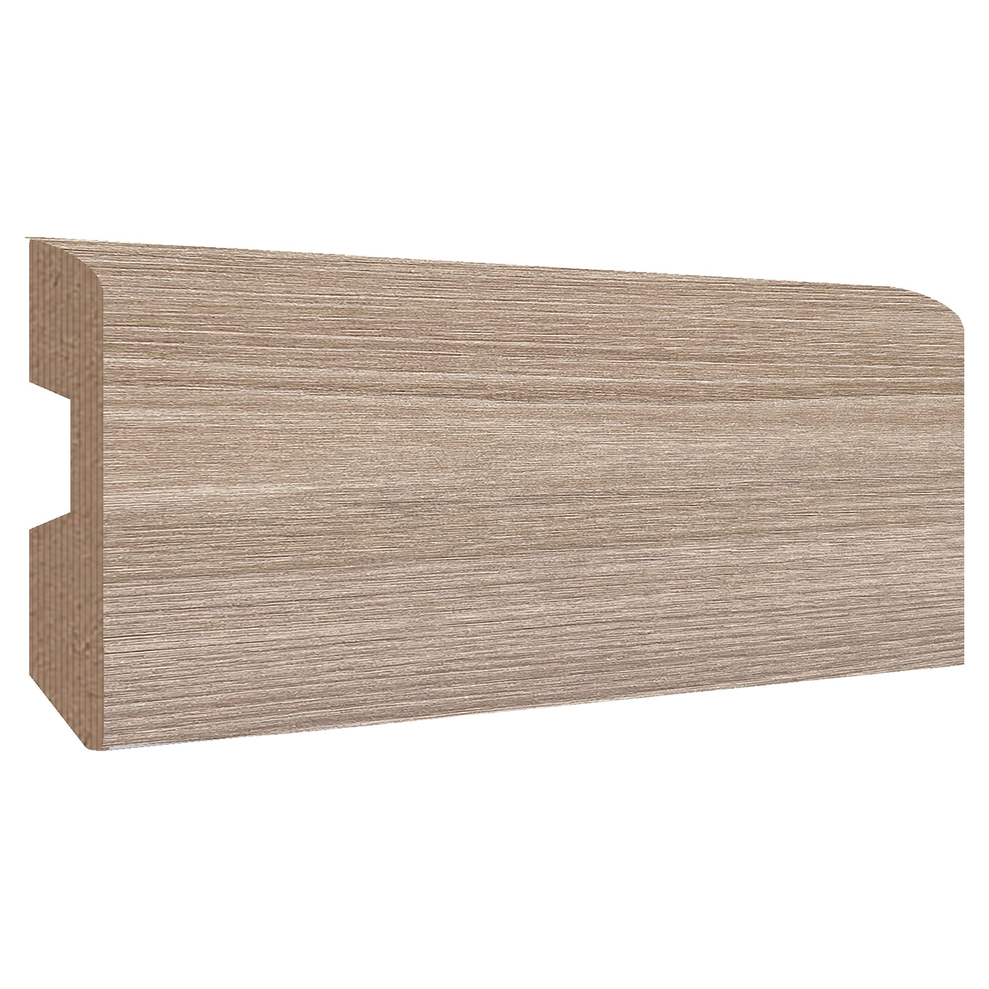 BATTISCOPA IN MDF TEAK BEIGE 2280x70 mm (LxH) SP 14 mm