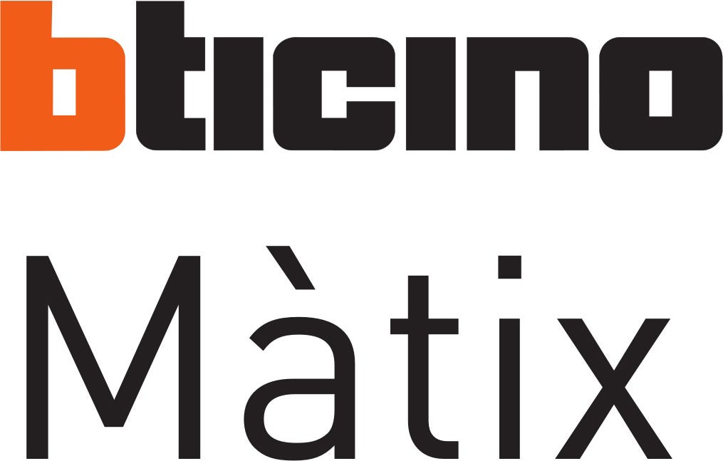 SUPPORTO 2 MODULI BTICINO MATIX PER SCATOLA TONDA