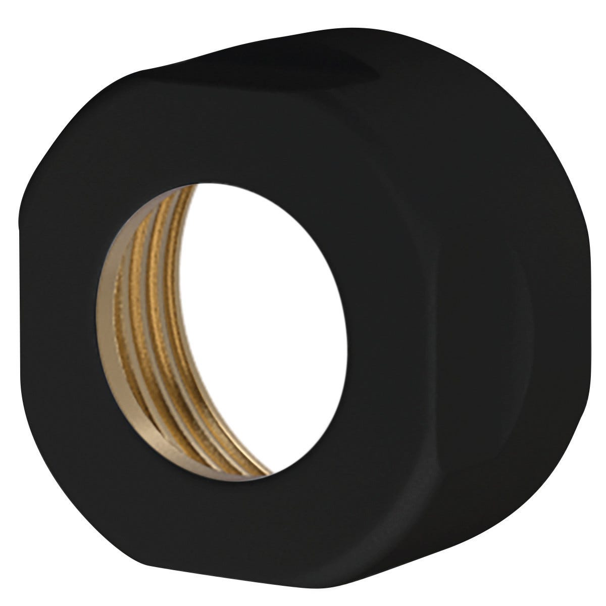 CALOTTA ADATTATORE POLETTI NERO OPACO 3 4 16 8x15 5 Mm PER RAME E