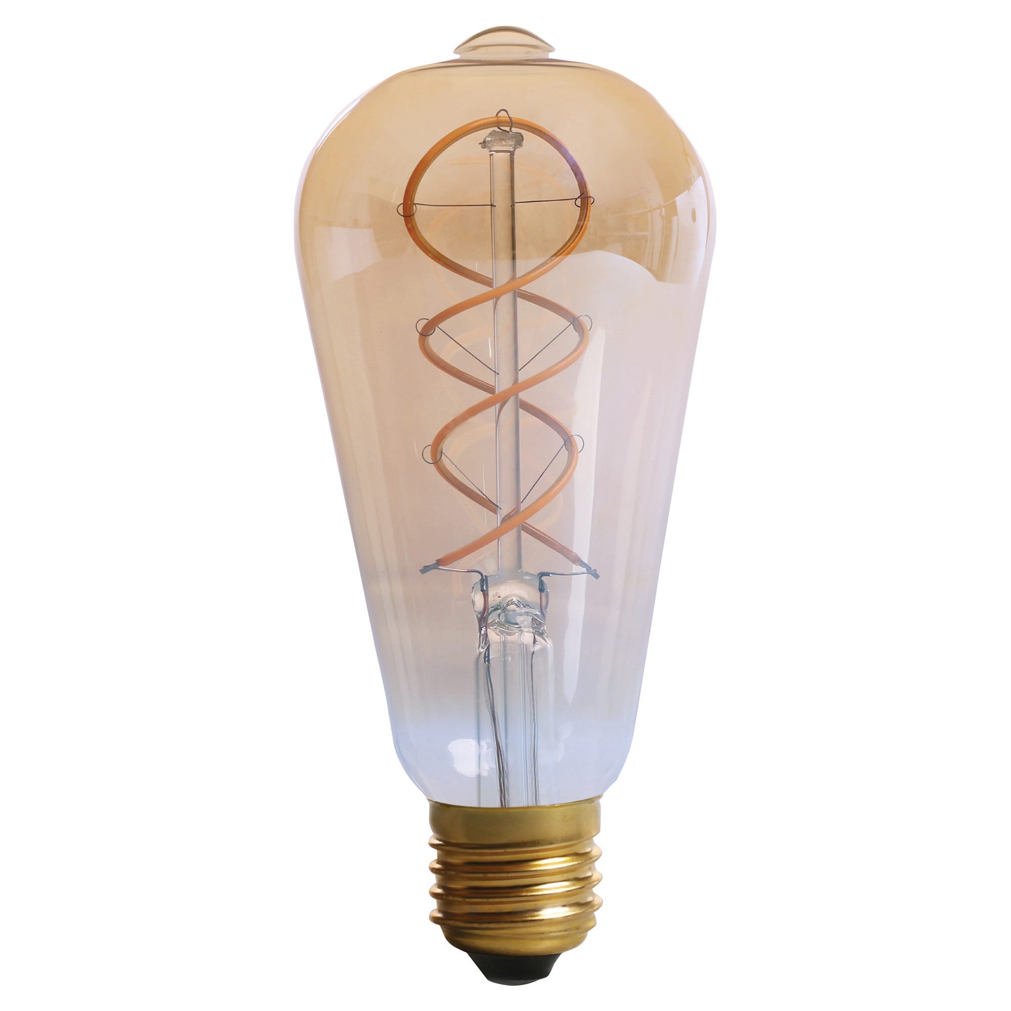 LAMPADINA LED FILAMENTO PARKO GOCCIA ST64 E27 4W=25W 270 lumen 2200K ...