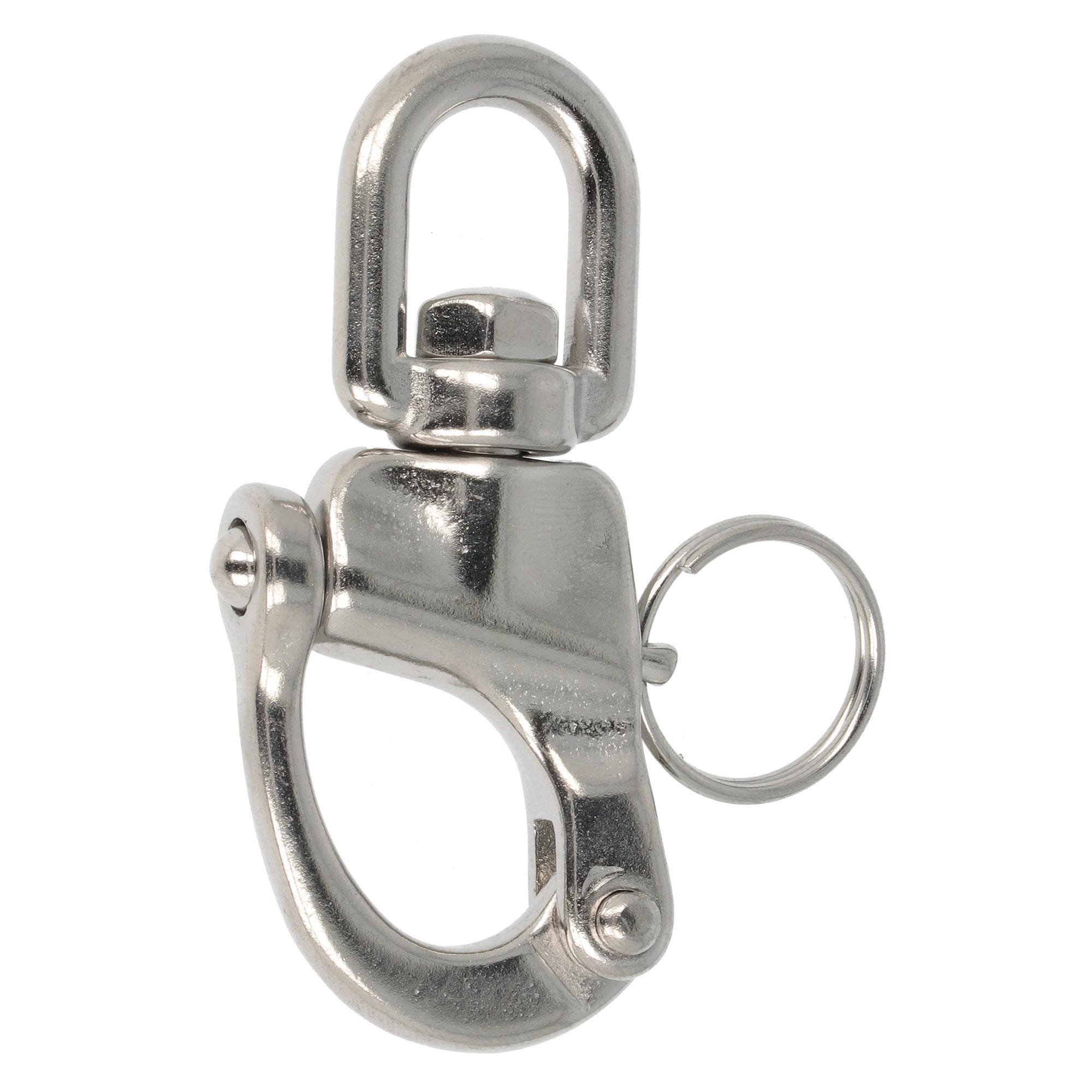 MOSCHETTONE APERTURA TOTALE 87 mm INOX AISI 316 PORTATA 650kg CON ...