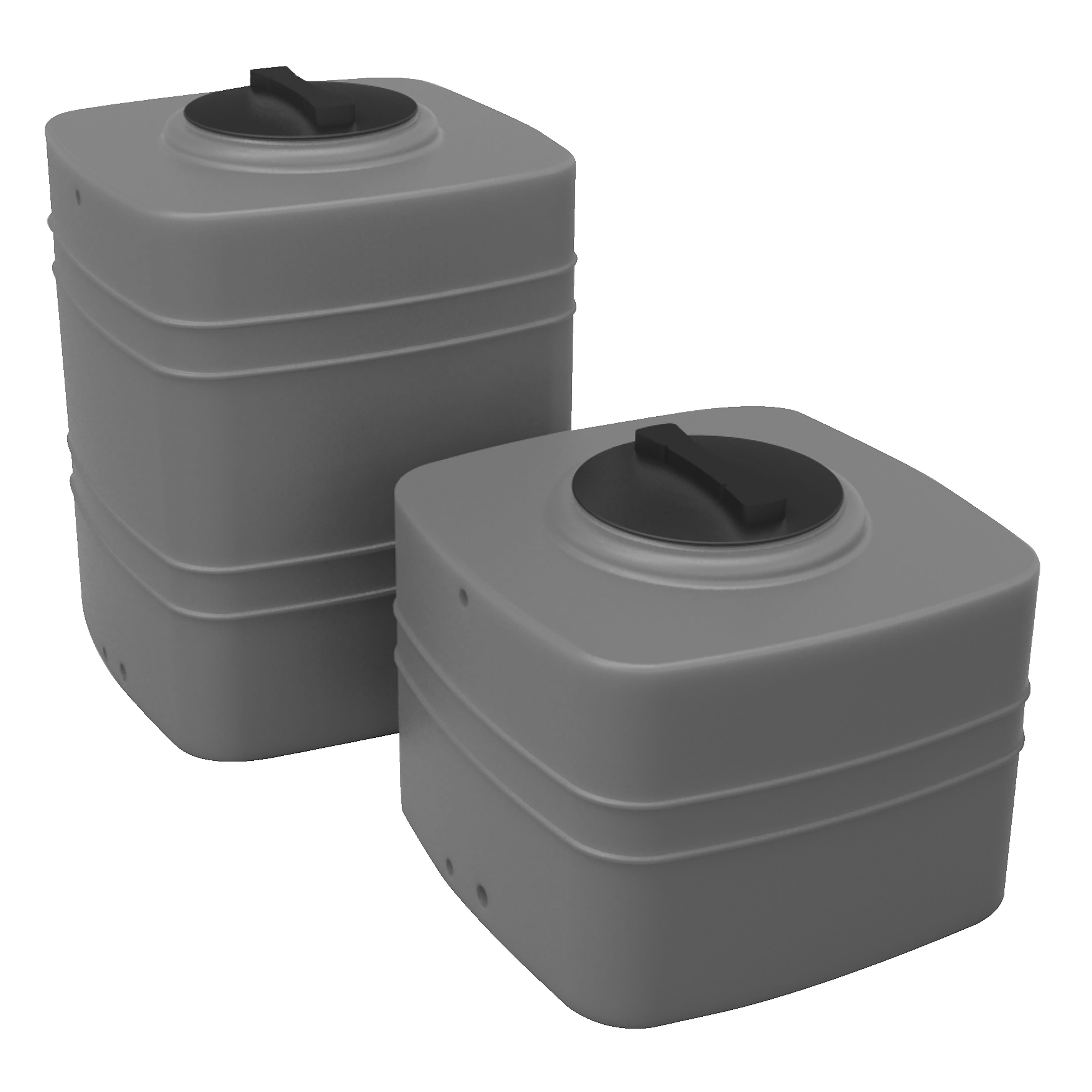 CISTERNA CUBO 500 l GRIGIO IN POLIETILENE POTABILE O LIQUIDI