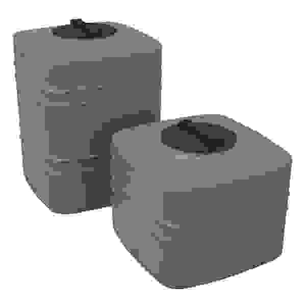 CISTERNA CUBO 500 l GRIGIO IN POLIETILENE POTABILE O LIQUIDI