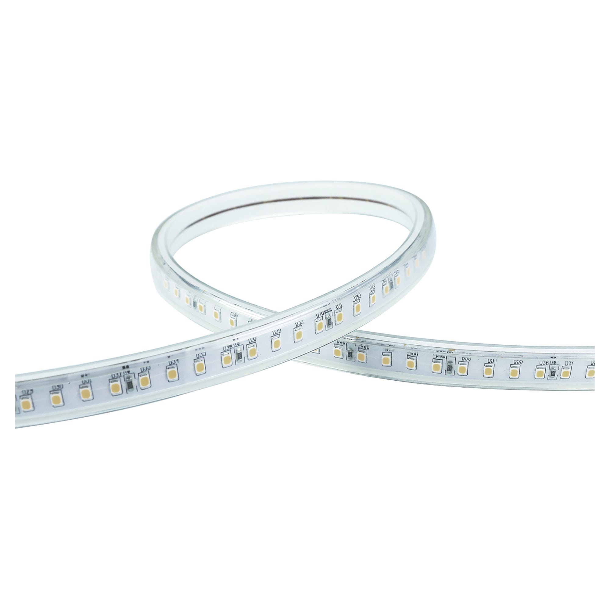 STRIP LED REXER DA ESTERNO 220V 5m 7W/m=35W 850 lumen/m 6500K LUCE ...