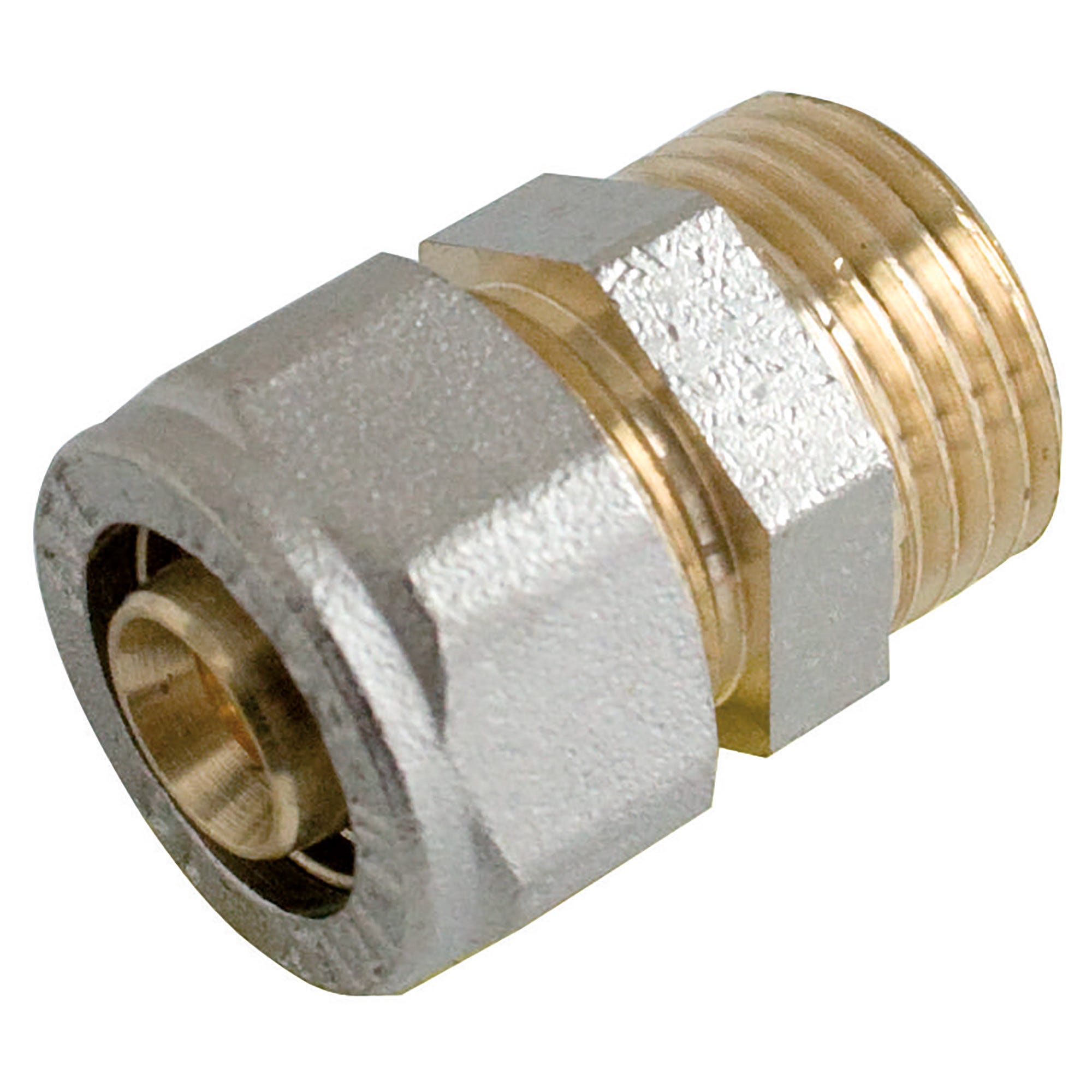 RACCORDO A STRINGERE APE DRITTO M3/4''x26 mm PEX