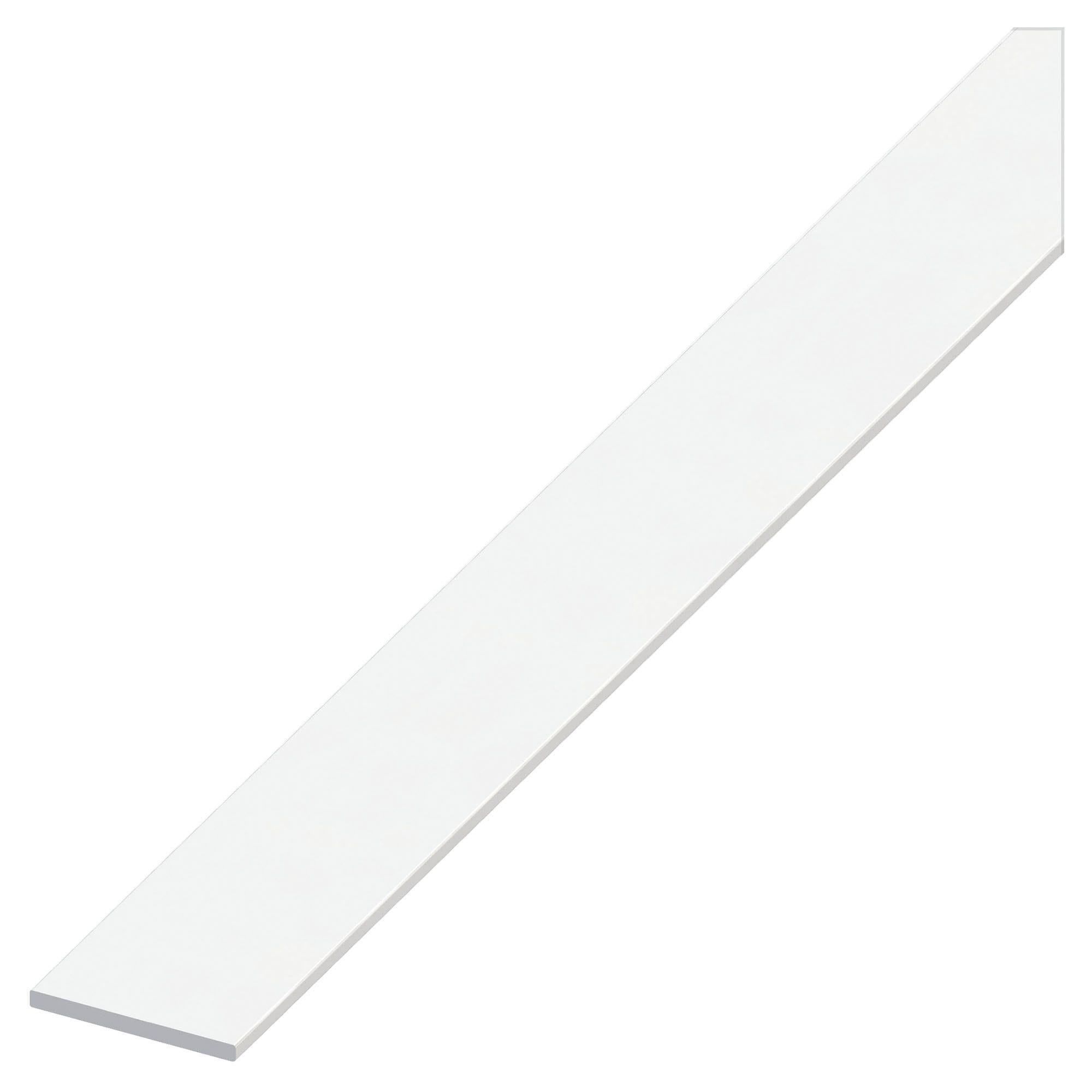 PIATTO PVC 50x3 mm 1 m BIANCO
