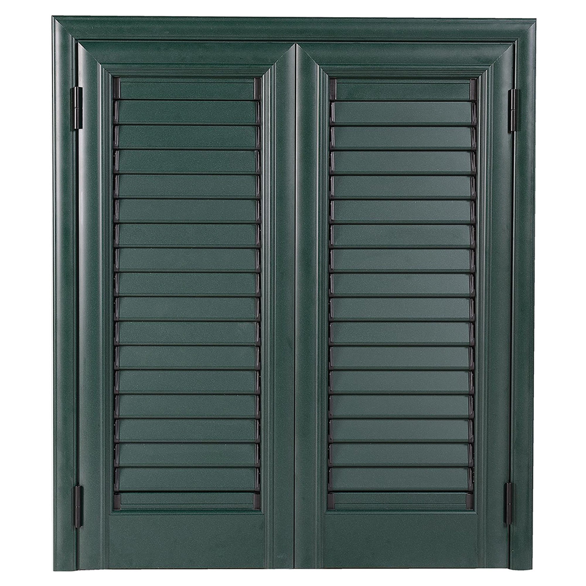 PERSIANA IN ALLUMINIO VERDE MAREZZATO 2 ANTE 100x140 cm (LxH)