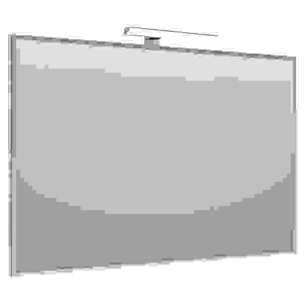 SPECCHIO PEPPER 100x70cm (LxH) BISELLATO REVERSIBILE CON LAMPADA LED ...