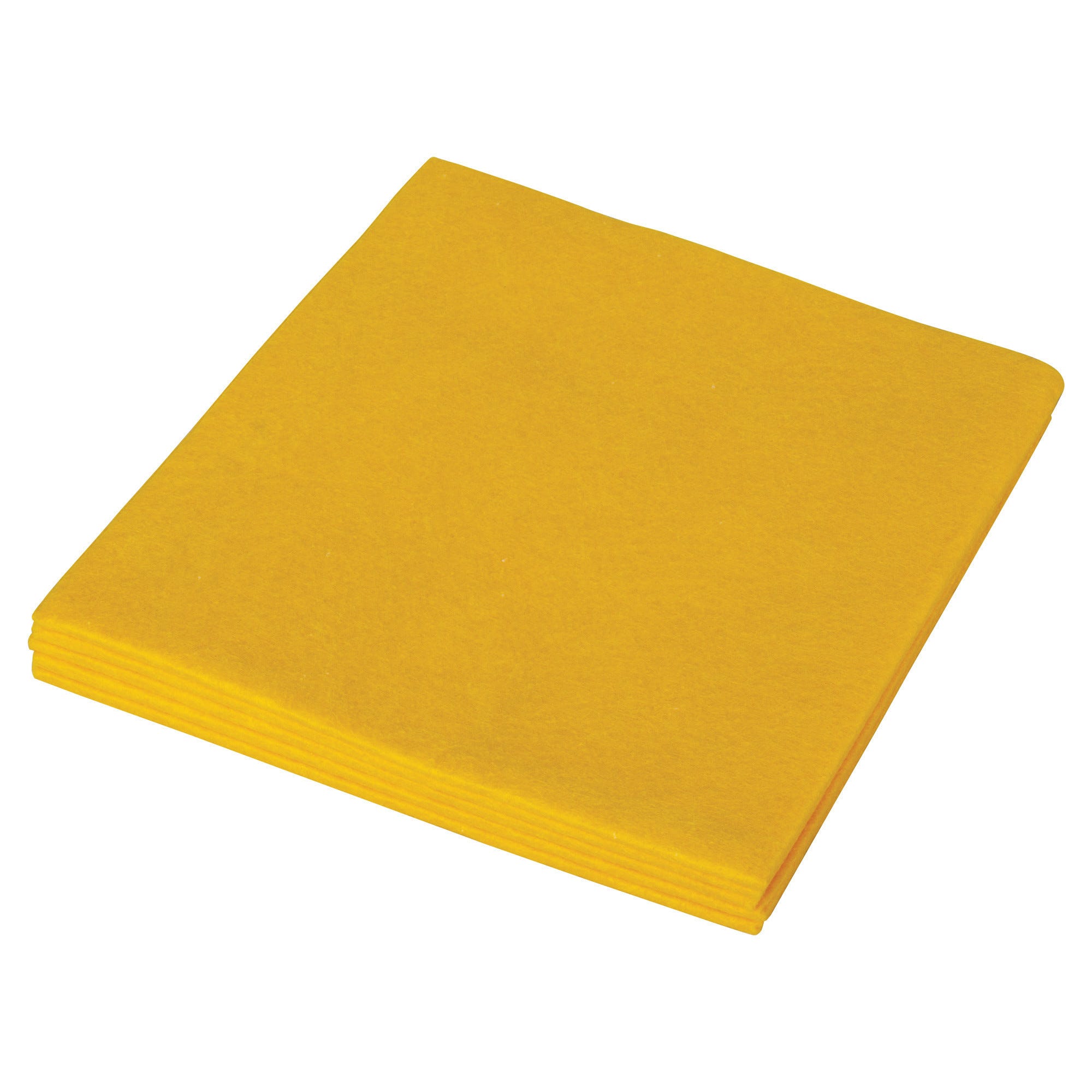 PANNO MORGAN MULTIUSO 38x40 cm GIALLO 5 PEZZI TNT CON MICRORILIEVI ...