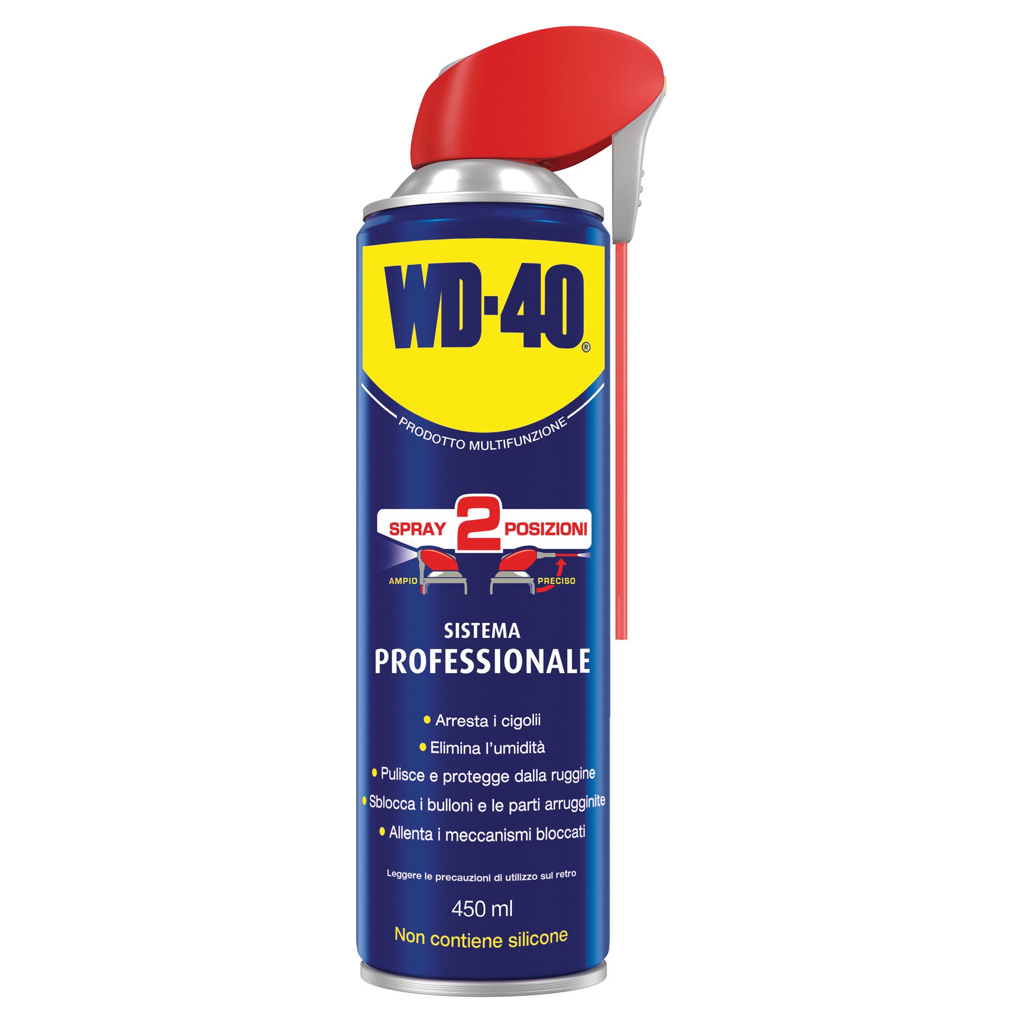 SBLOCCANTE LUBRIFICANTE WD40 SPRAY PROFESSIONAL 450 ml MULTIUSO