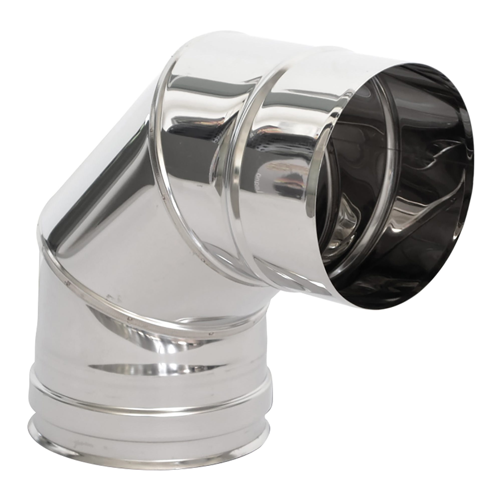 CURVA INOX CAMINI WIERER A 30° Ø30 cm IN ACCIAIO AISI 316