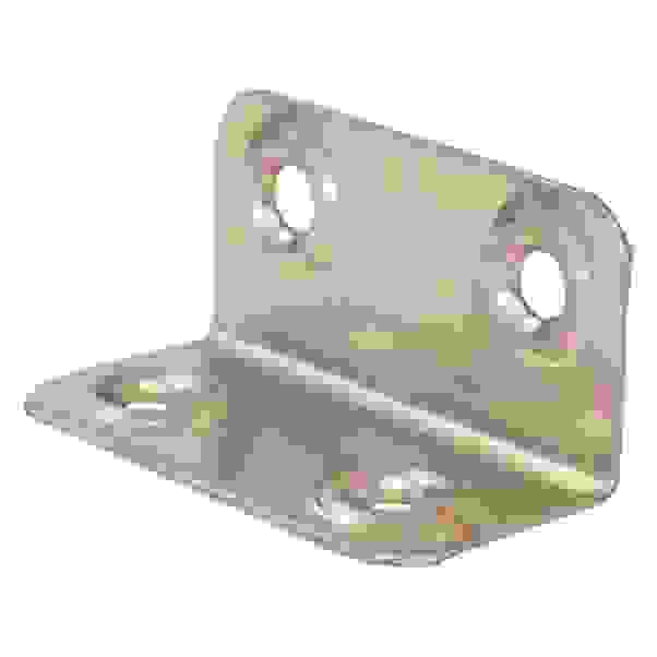 PIASTRE DI GIUNZIONE PIEGATE 20x20 mm ACCIAIO ZINCATO CHROMITING 4 PEZZI