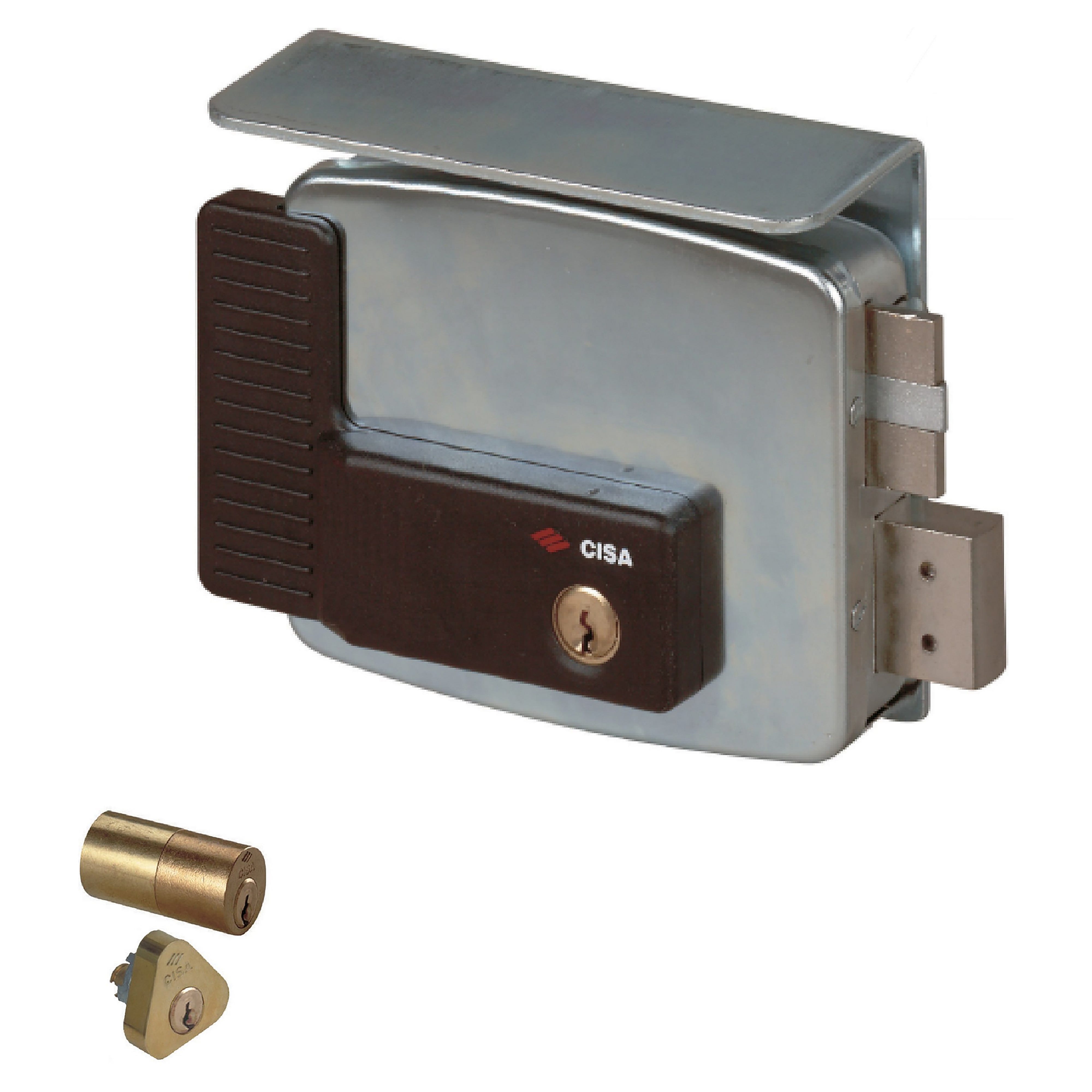 SERRATURA ELETTRICA CISA AD APPLICARE ENTRATA 50 mm DESTRA CON ...