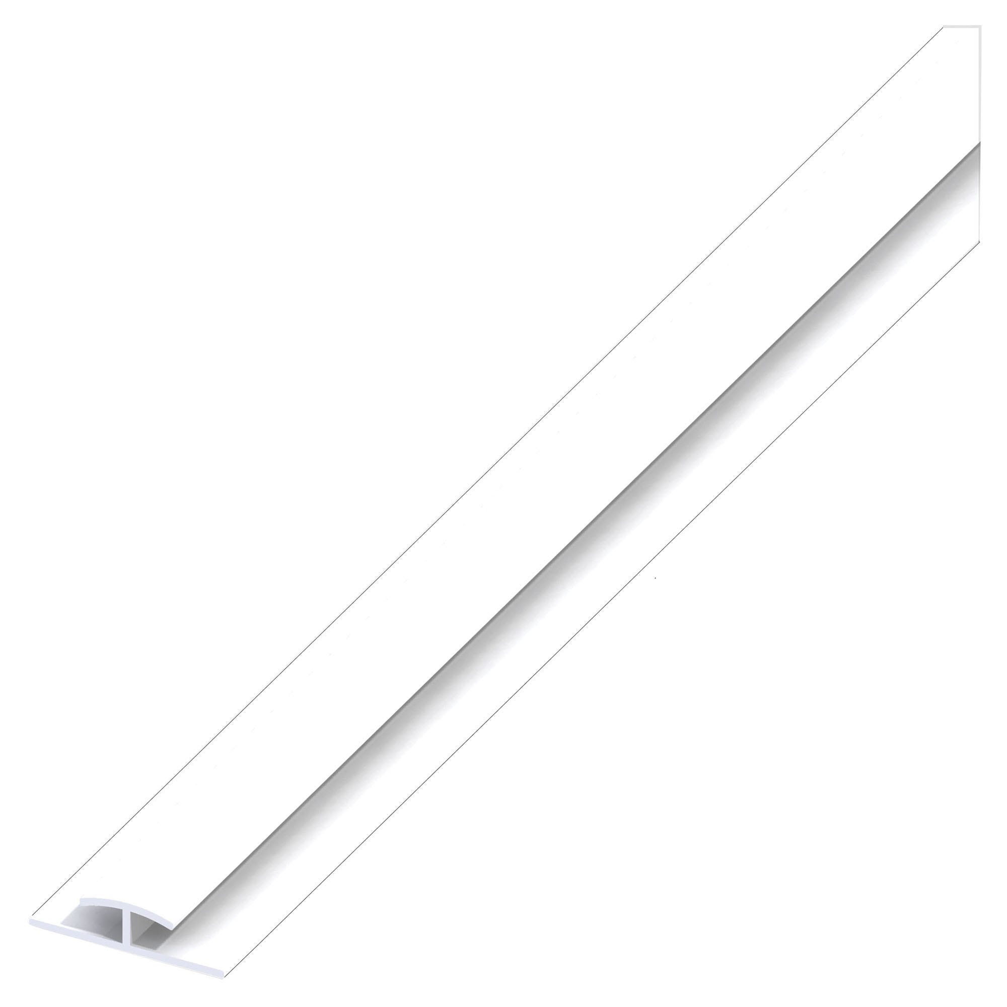 PROFILO H PVC 3,5 mm 1 m BIANCO