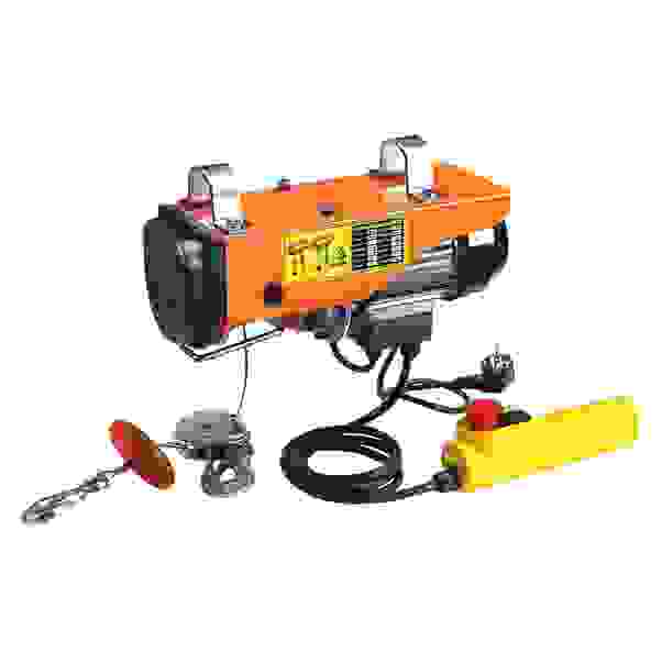 PARANCO 1200 W PESO FUNE SINGOLA 300 kg PESO FUNE DOPPIA 600 kg CAVO 18 m