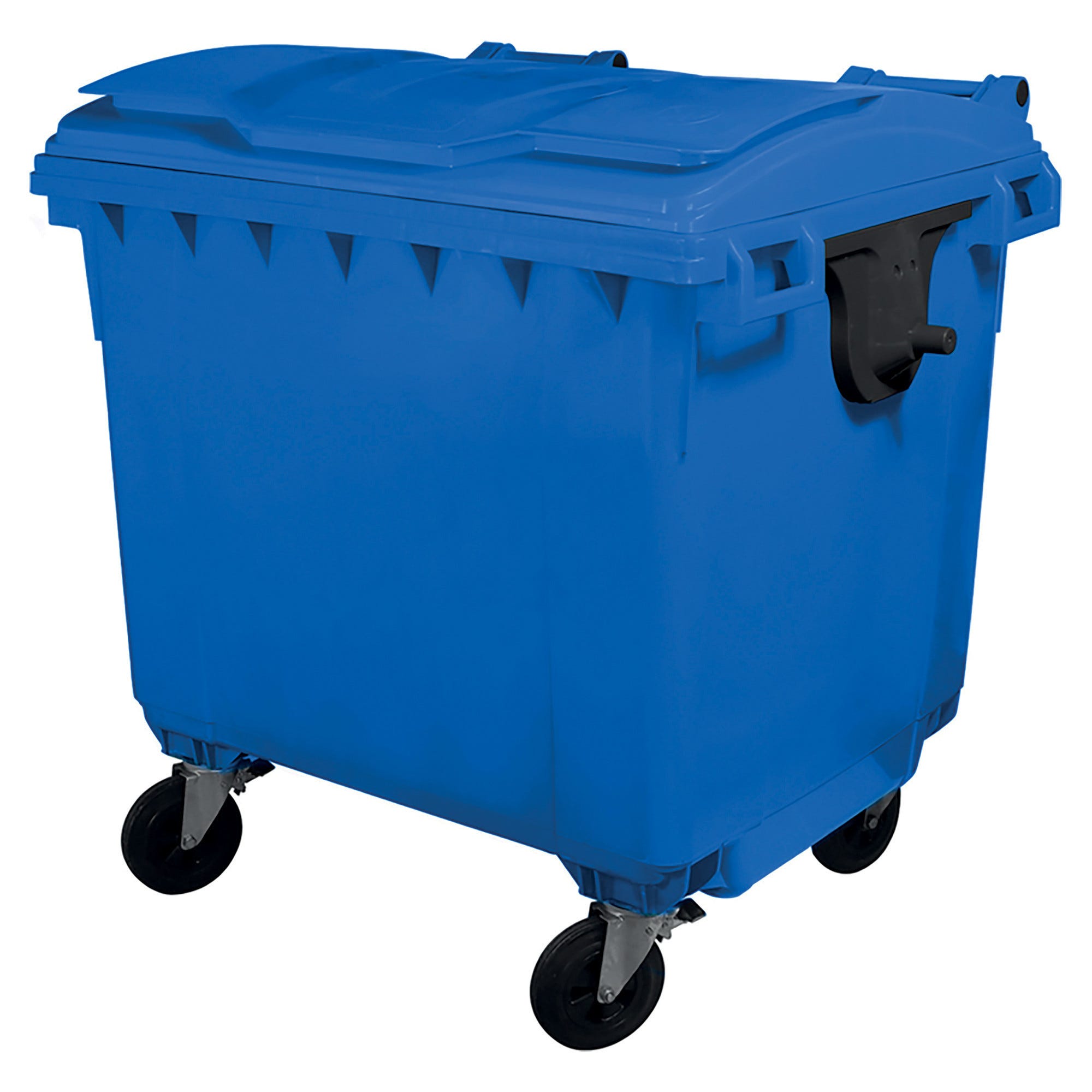CASSONETTO DIFFERENZIATA MOBILPLASTIC 1100 l BLU CON 4 RUOTE | Tecnomat
