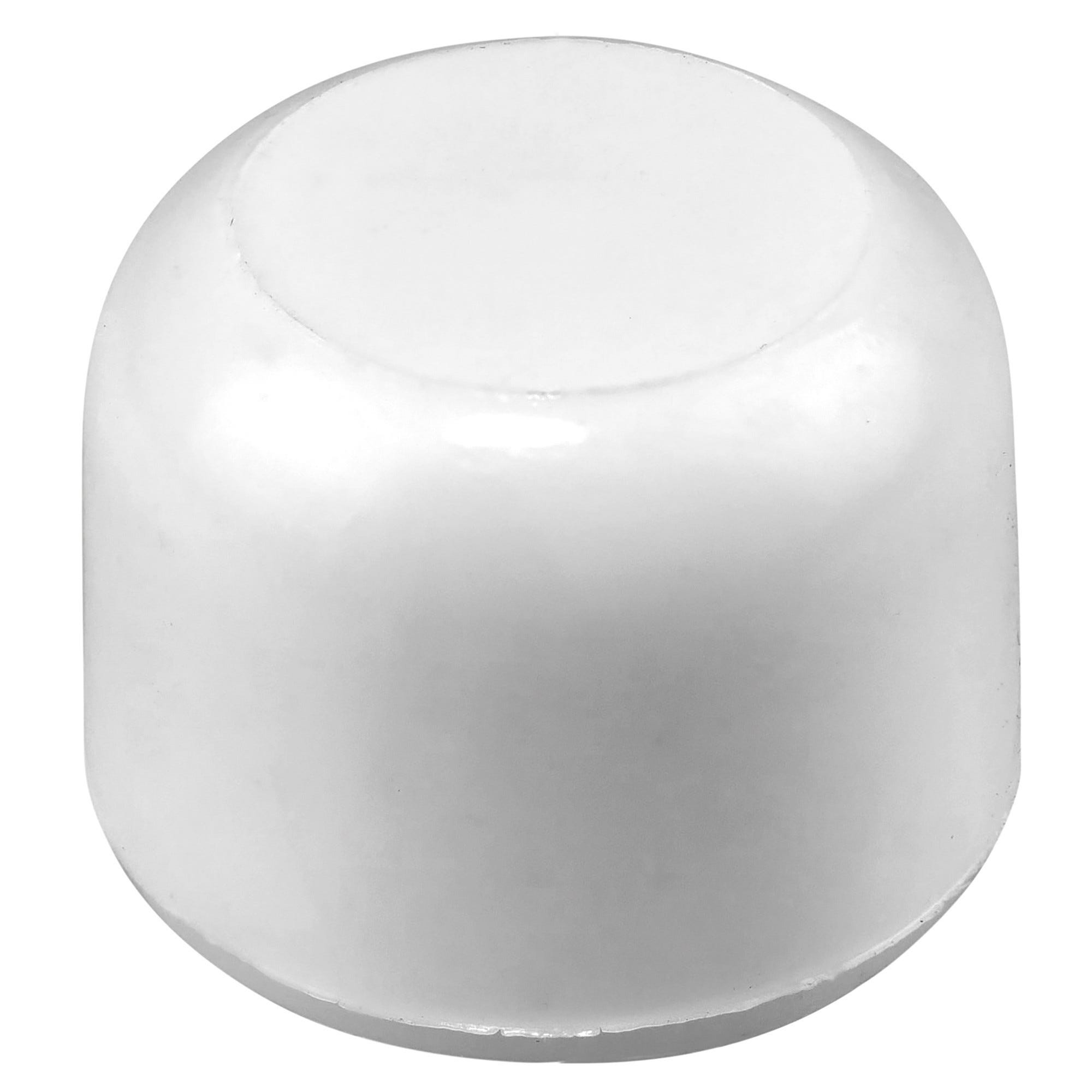 FERMAPORTE ADESIVO O TASSELLABILE 30x20 mm GOMMA BIANCA 4 PEZZI