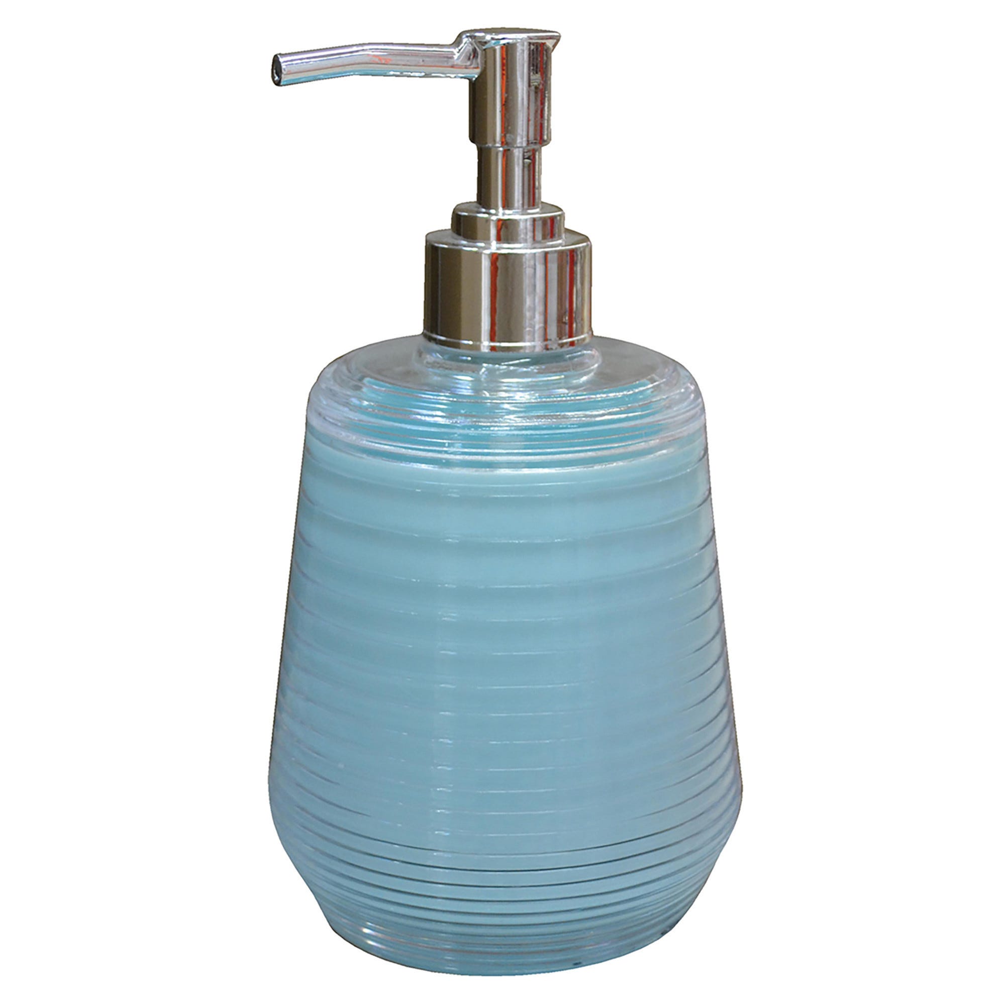 DISPENSER MANUALE SAPONE LIQUIDO SERIE MAYA COLORE AZZURRO
