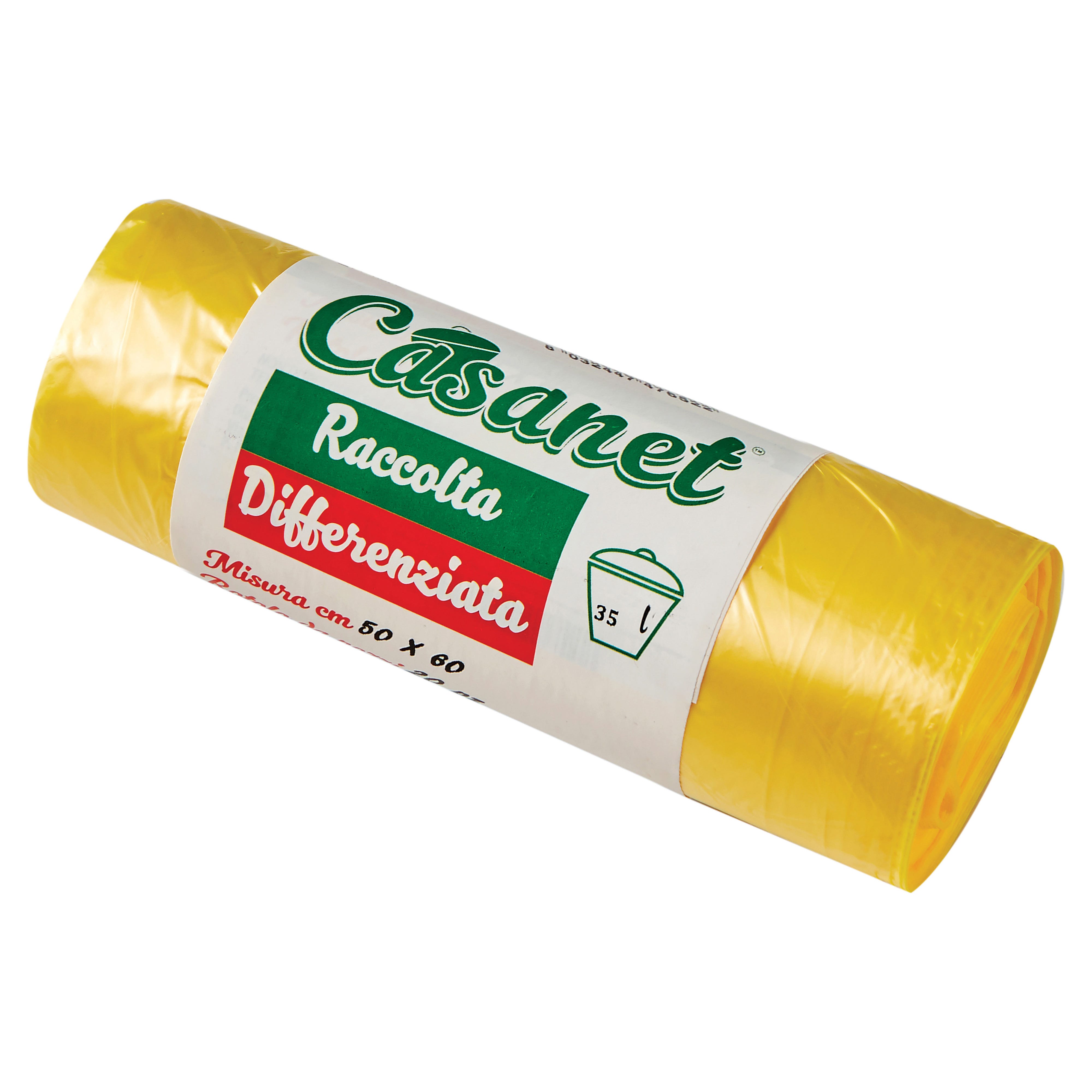 SACCO GIALLO ELEPACKING 50x60 cm ECONOMICO ROTOLO 20 pz | Tecnomat