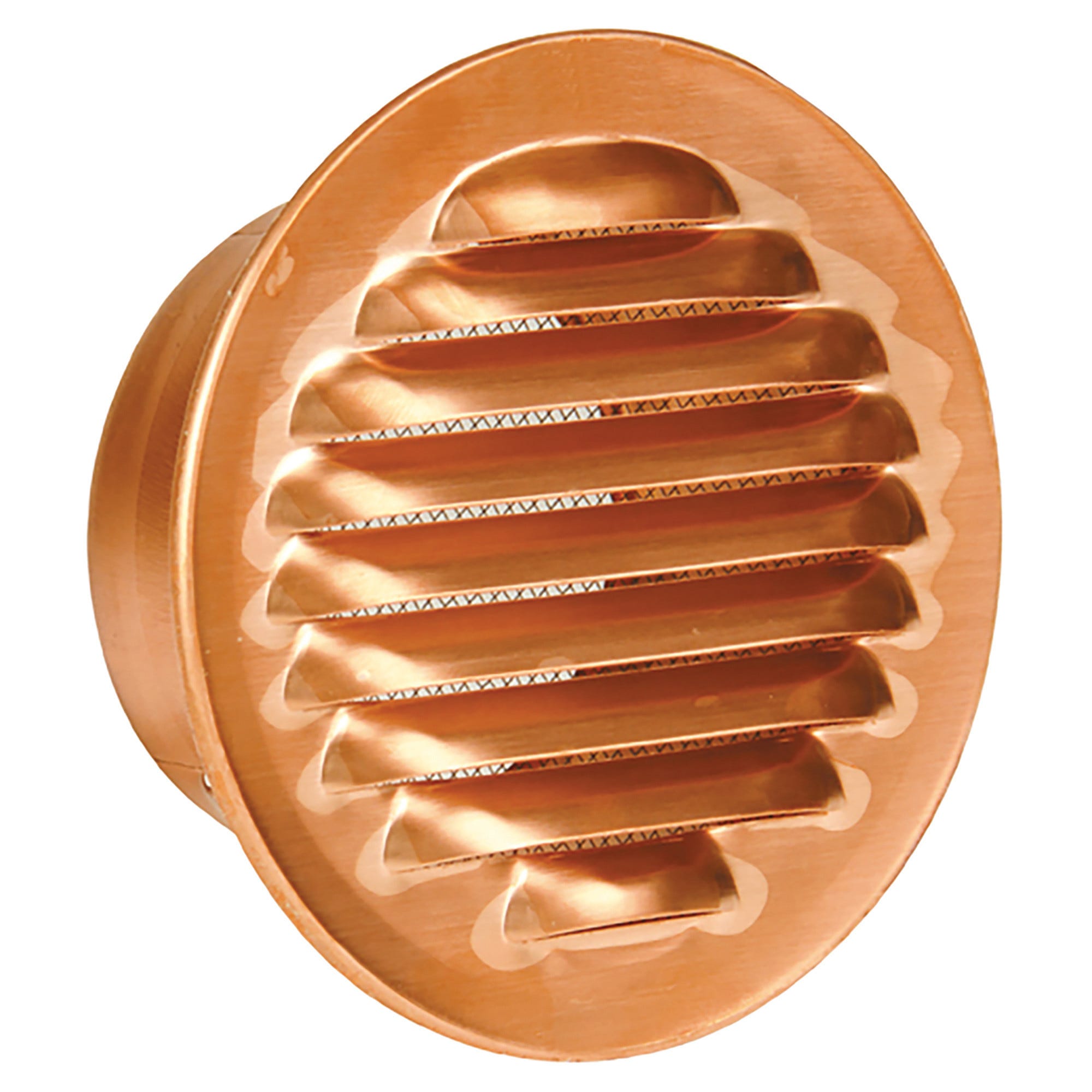 GRIGLIA DA INCASSO IN RAME Ø80 mmCON RETE