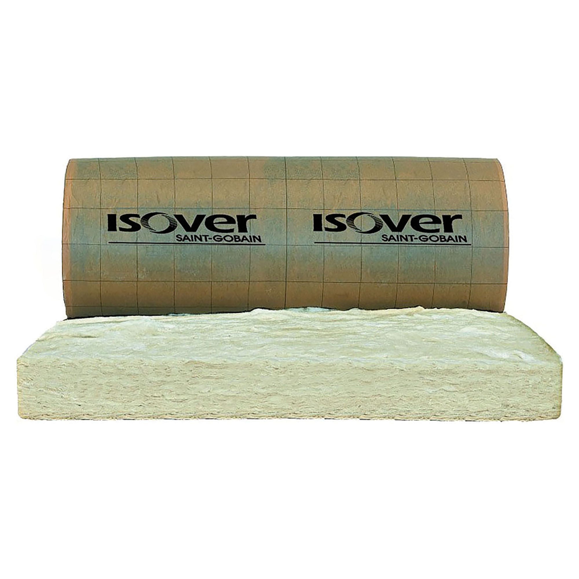 ROTOLO LANA DI VETRO 1400x100x5 cm ROLLO ISOVER 4+ CONDUTTIVITA' TERMICA 0,045