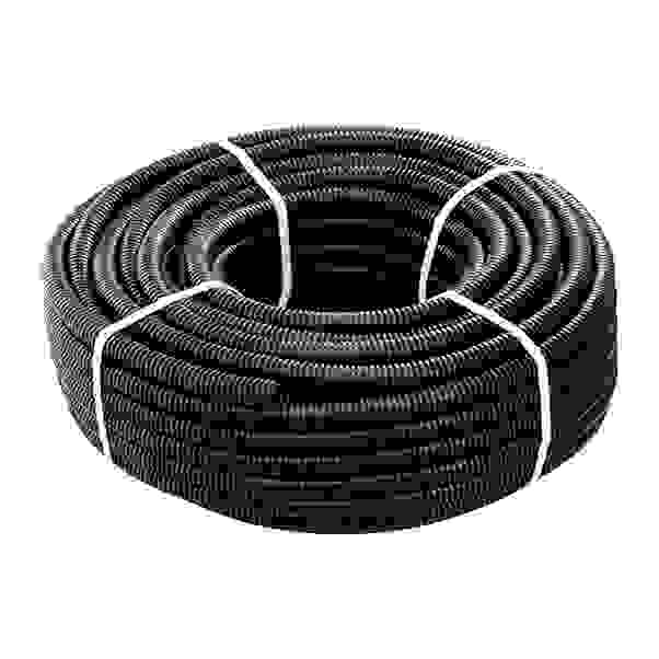 TUBO CORRUGATO EFI NERO Ø 25 mm MATASSA 25 m
