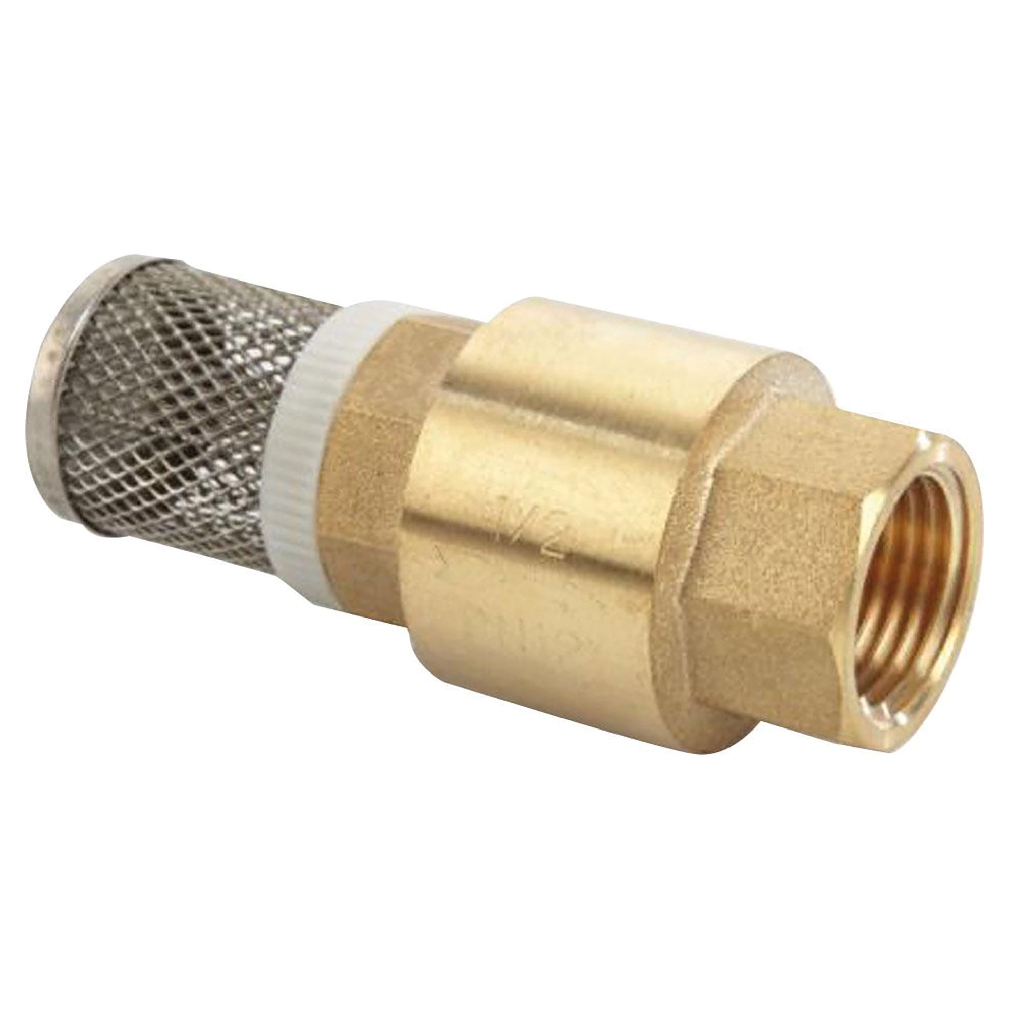 VALVOLA DI RITEGNO BANNINGER 3/4'' CON FILTRO DI FONDO