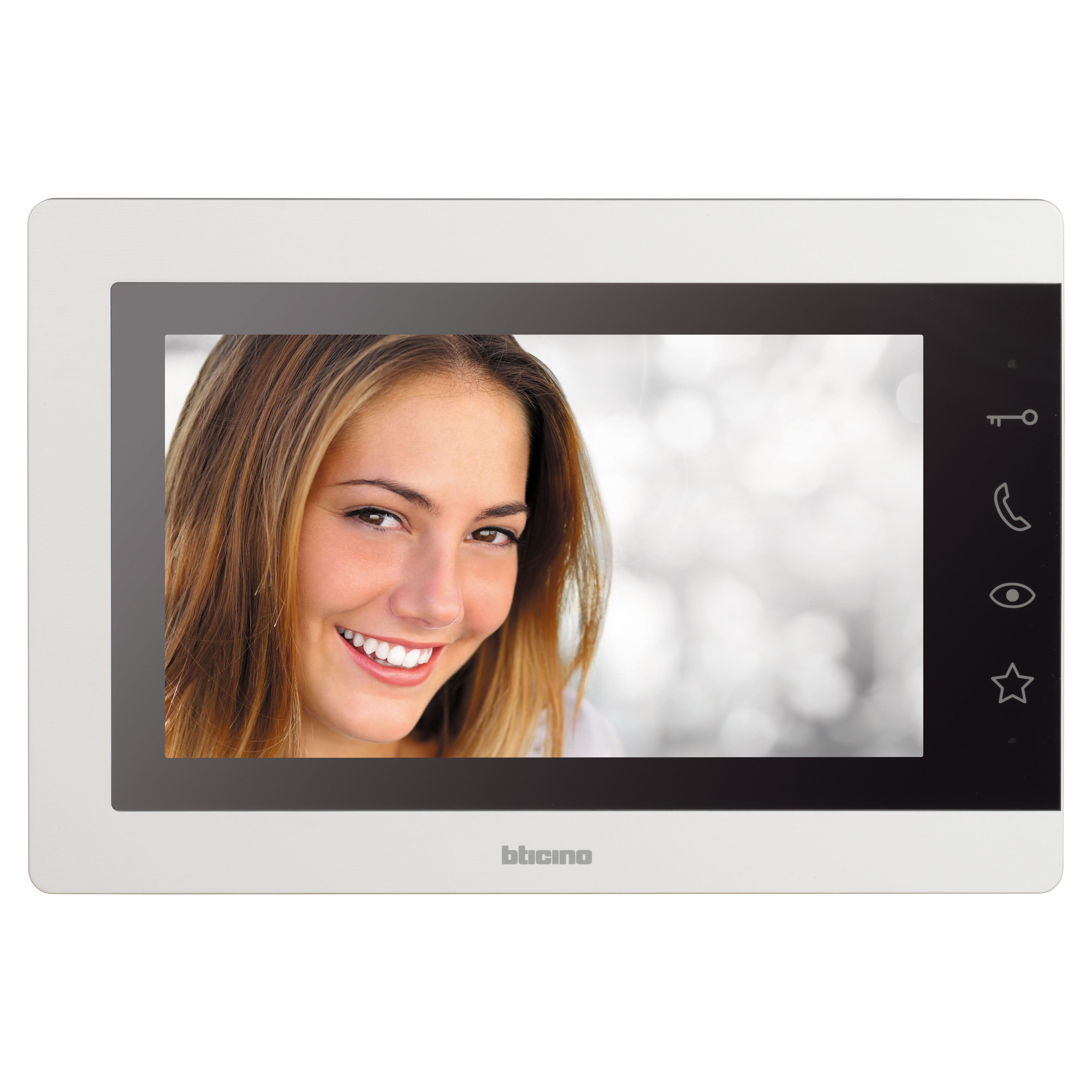 KIT VIDEOCITOFONICO BTICINO MONO BIFAMILIAREVIDEO 7" 2 FILI CON ...