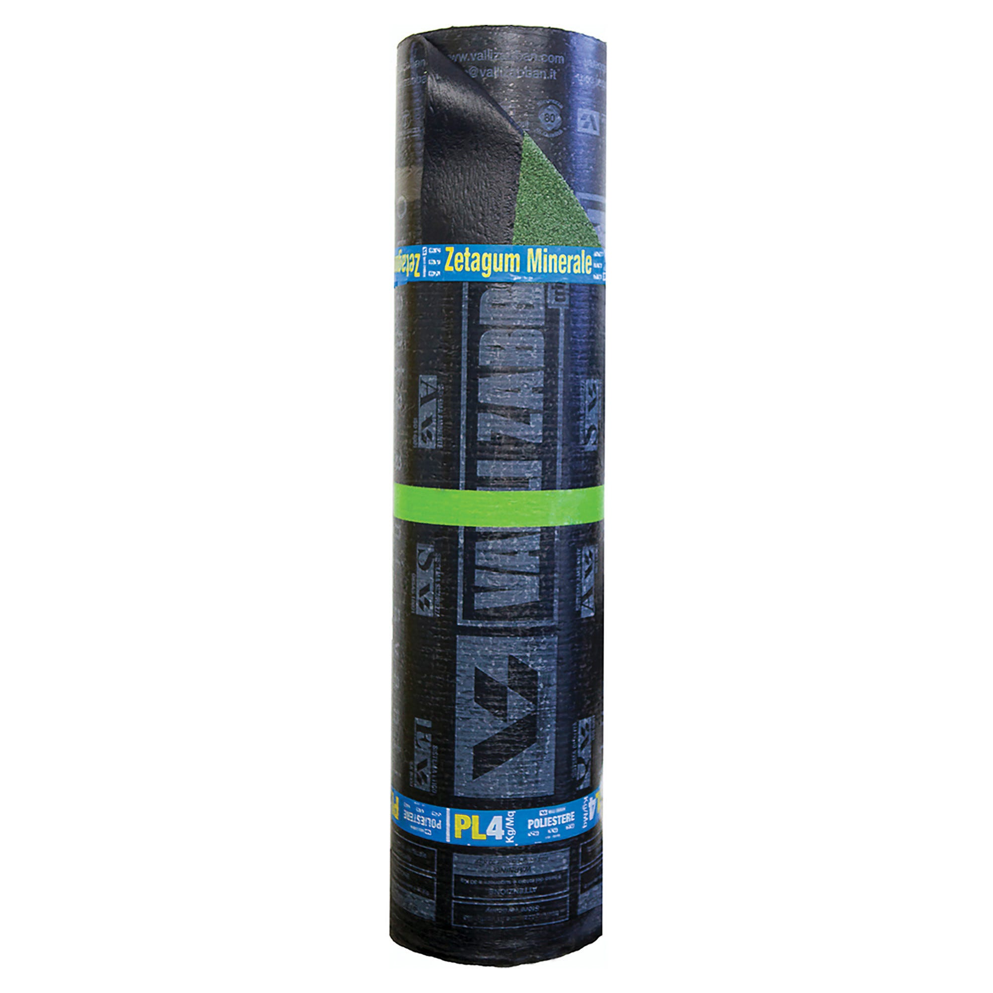 MEMBRANA BITUMINOSA MINERAL VERDE FLESSIBILITA' 0° 1x10 m ROTOLO 10 m² ...