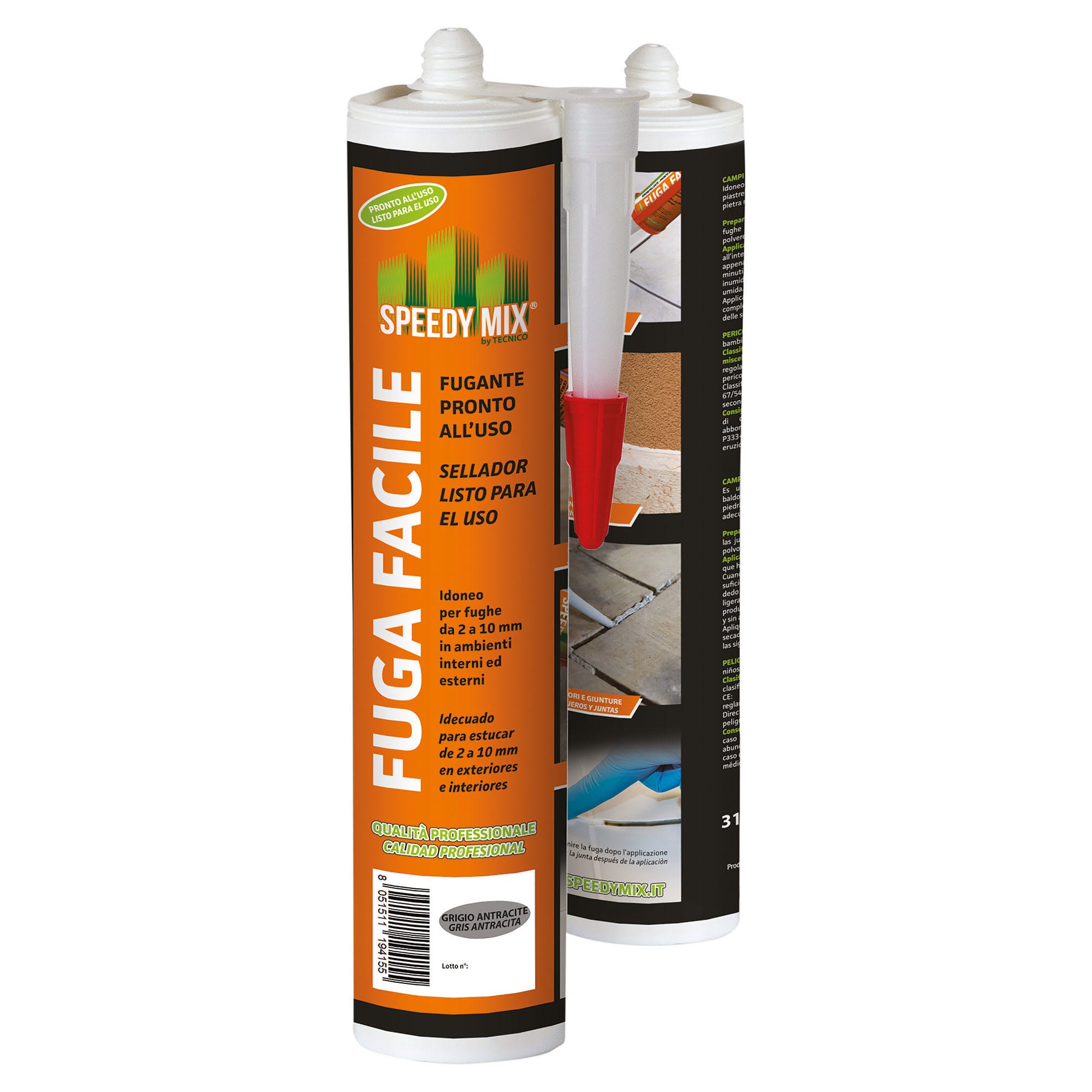 FUGA FACILE CARTUCCIA 310 ml GRIGIO | Tecnomat