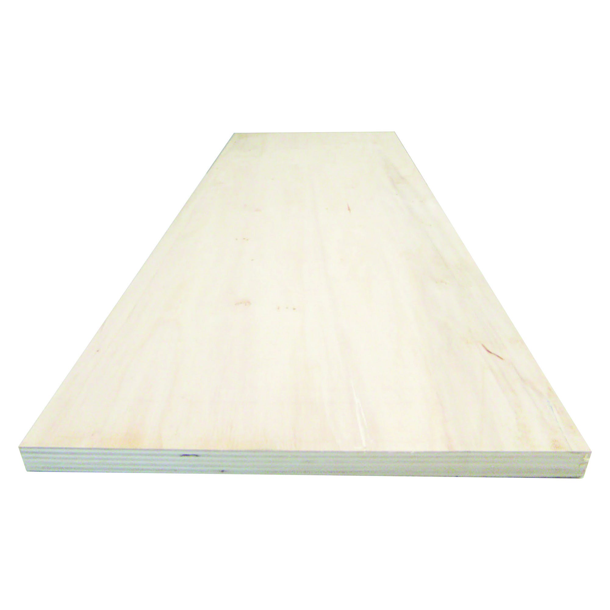 TAVOLA COMPENSATO PIOPPO 100x40 cm (HxL) SPESSORE 28 mm